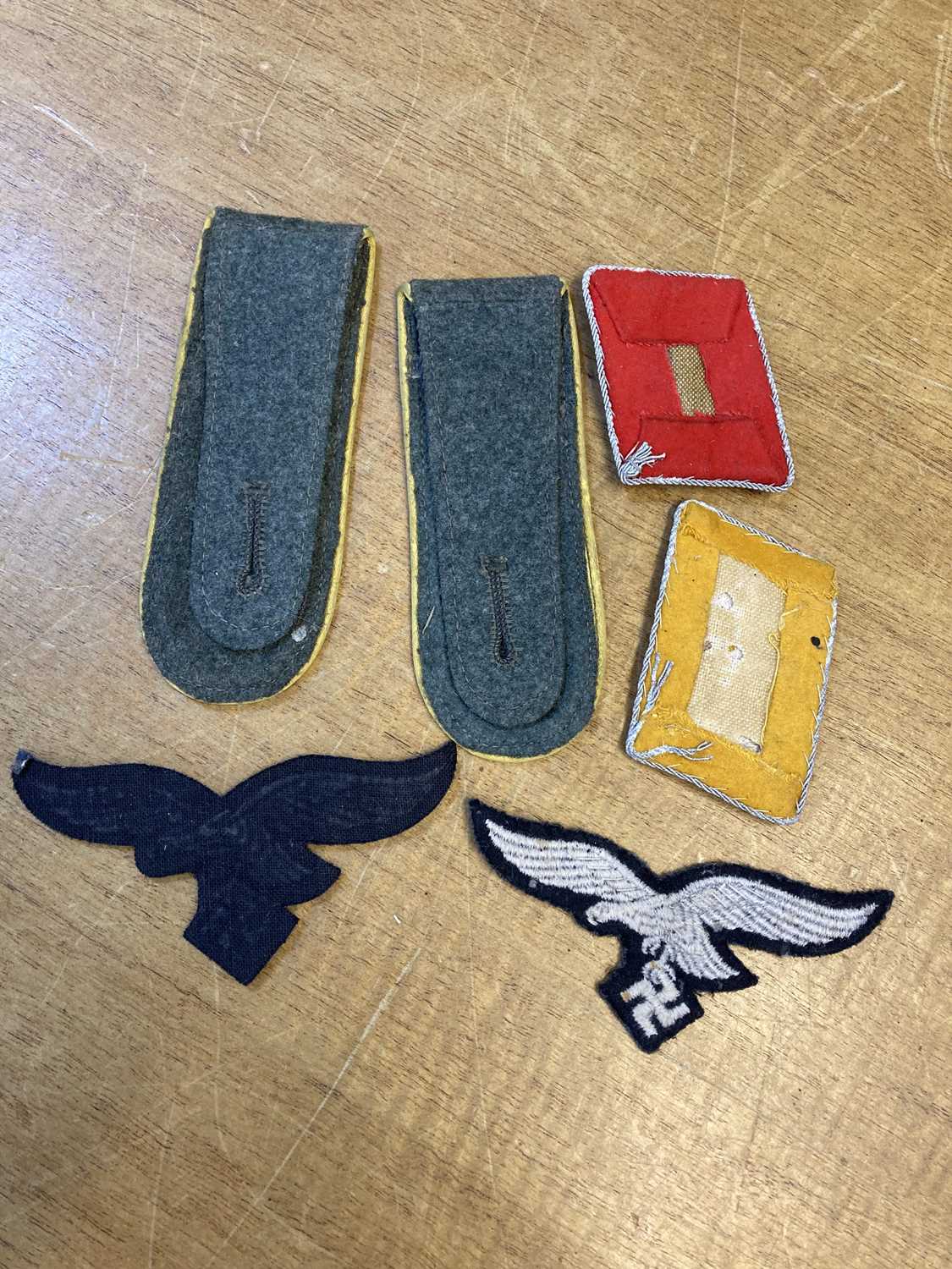 Lot 423 - Third Reich. WWII German armbands and cloth
