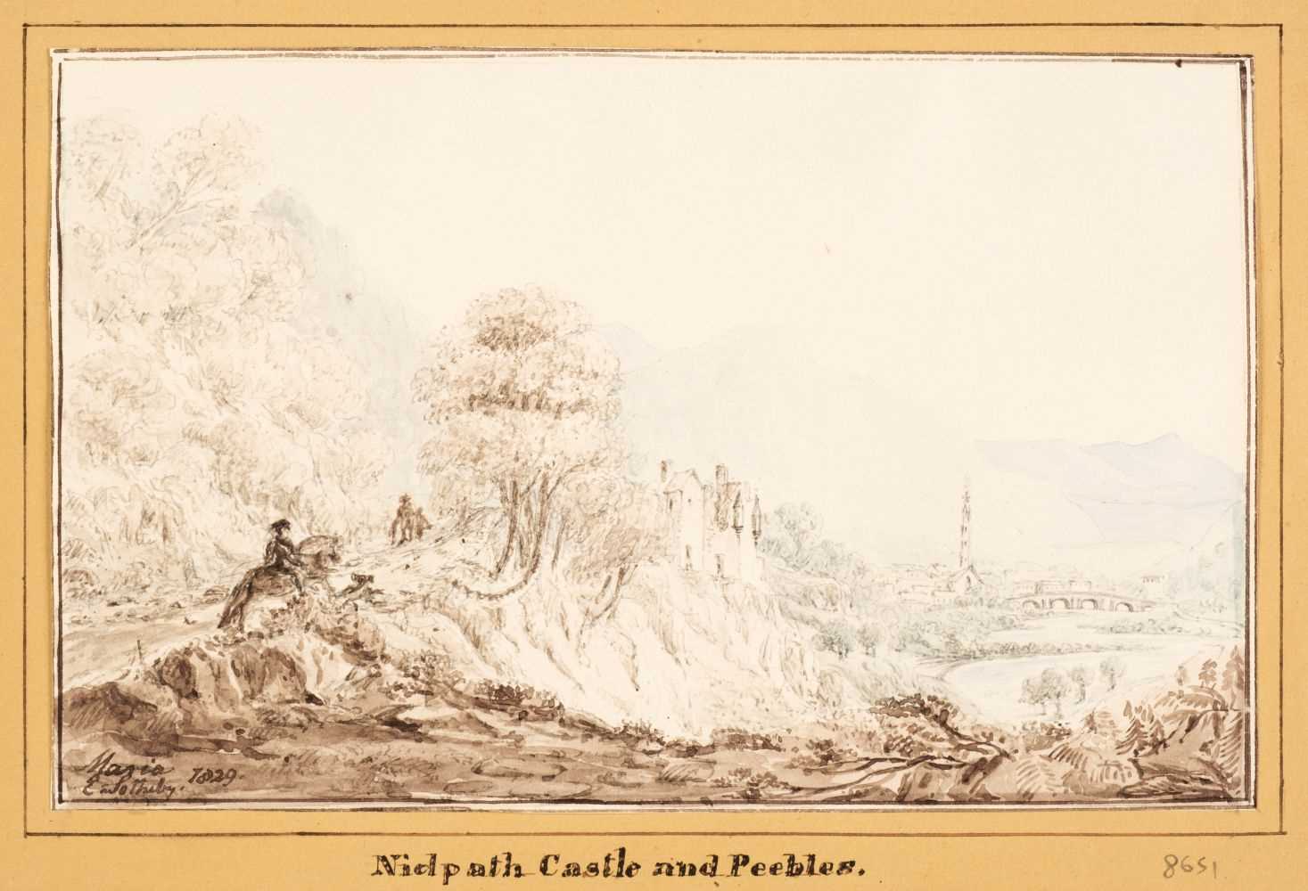 Lot 239 - Sotheby (Maria E). Neidpath Castle, 1829,