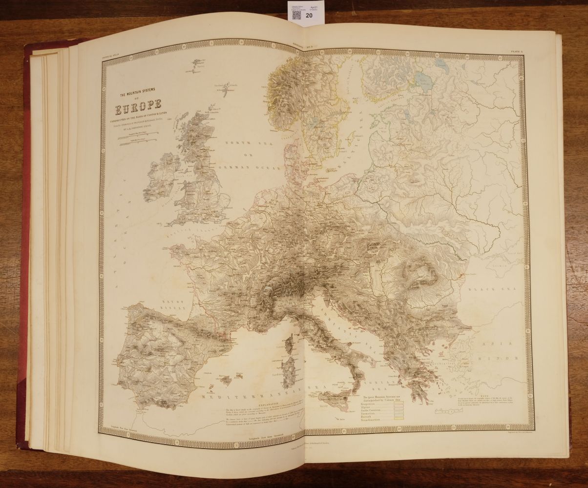 Lot 20 - Johnston (A. K.). The Physical Atlas of