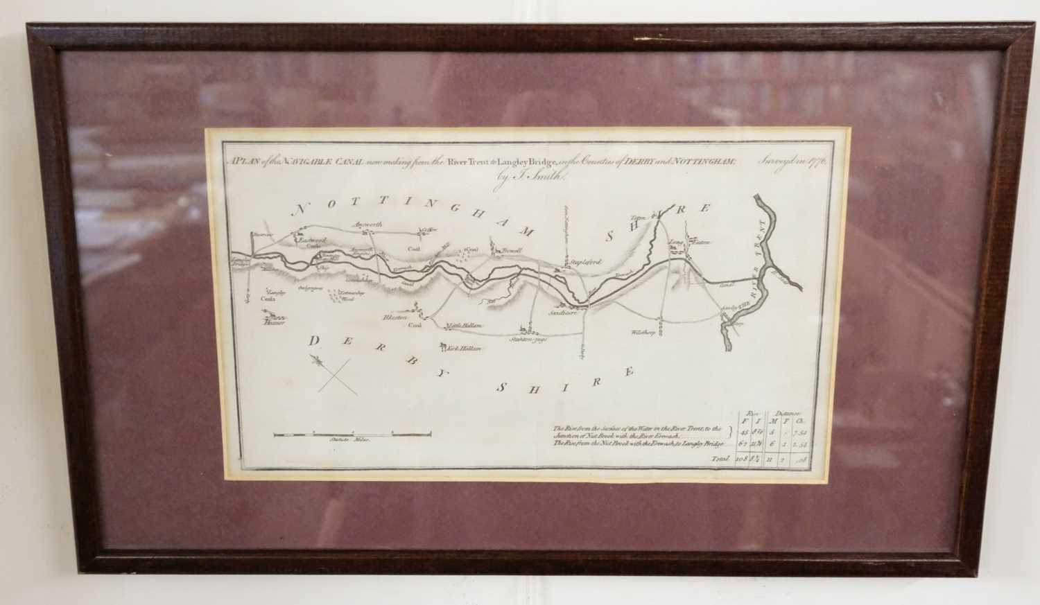 Lot 335 - Canal Maps. A collection of eight canal maps,