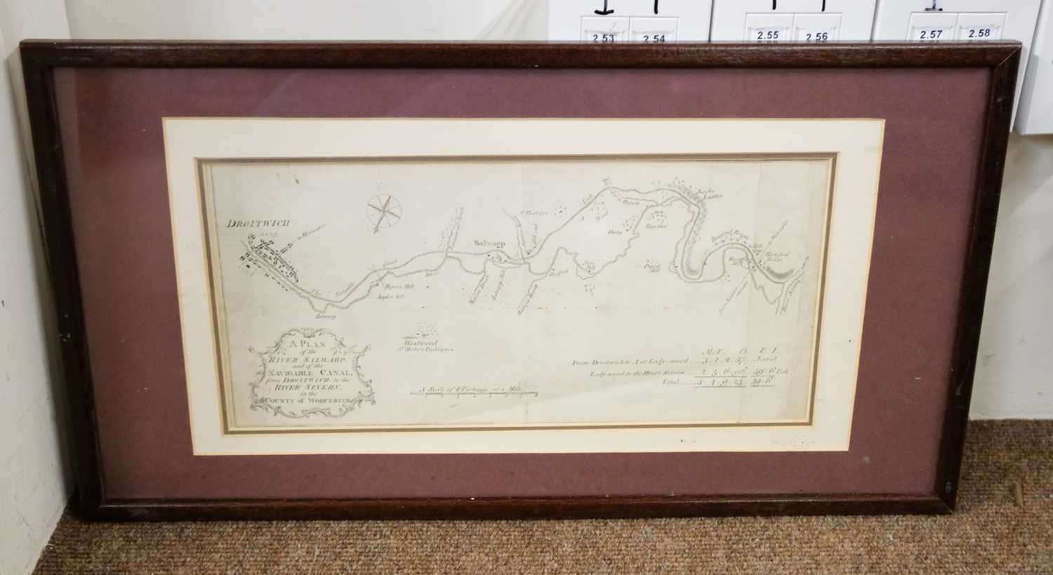 Lot 335 - Canal Maps. A collection of eight canal maps,