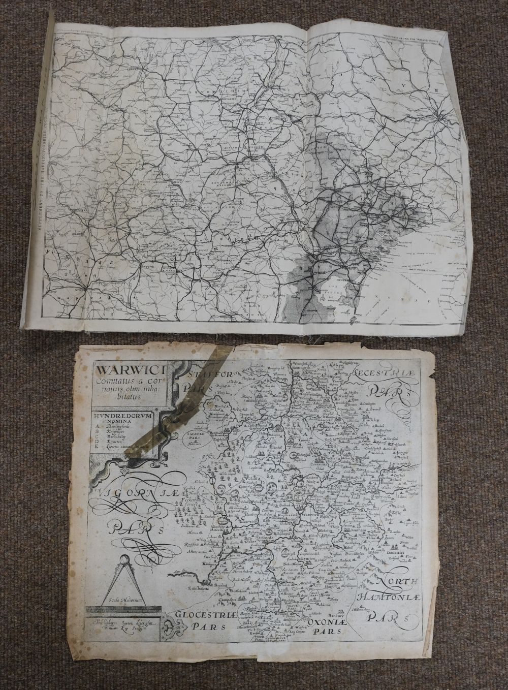 Lot 505 - Maps. A mixed collection of 26 British
