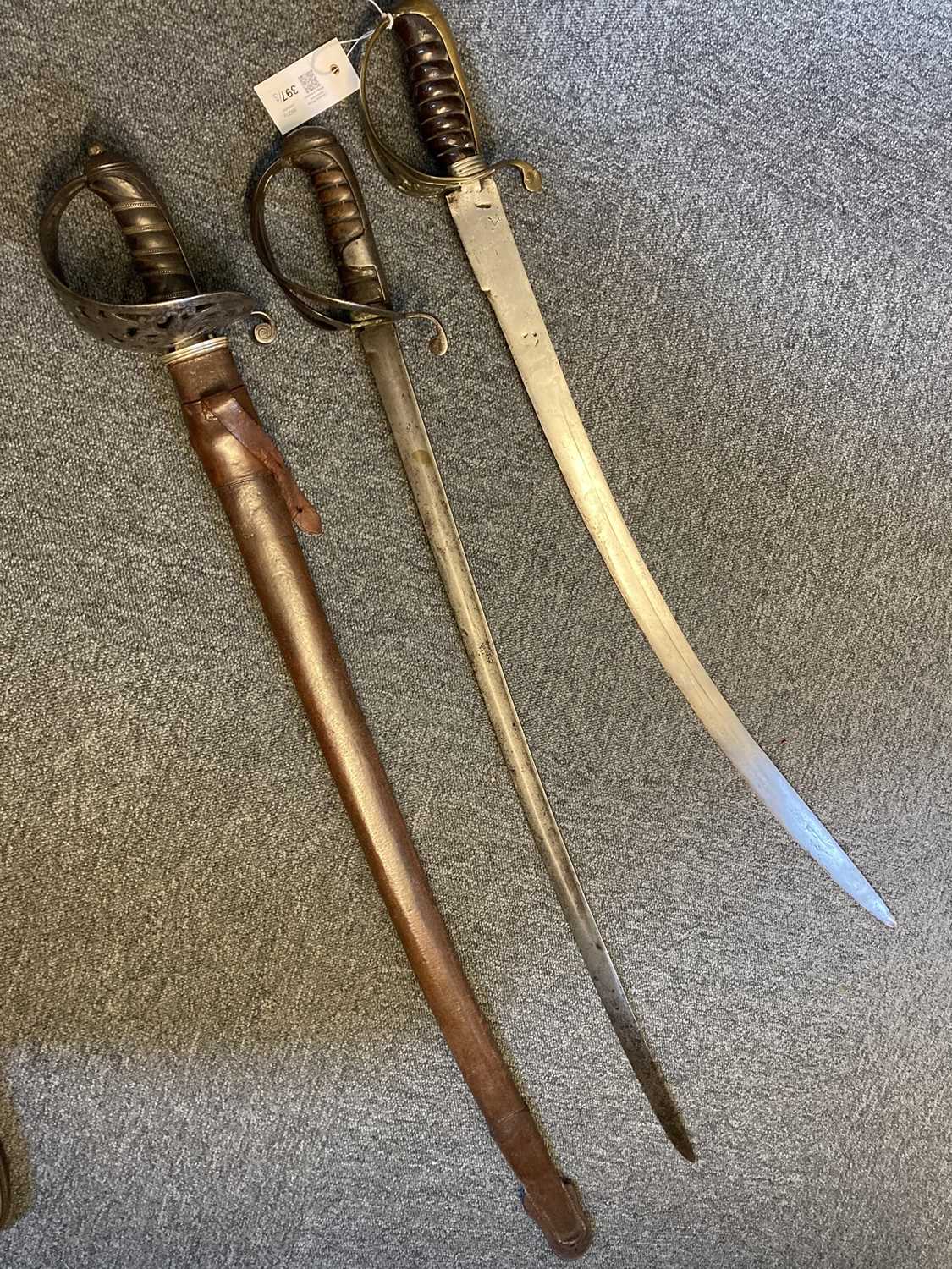 Lot 397 - Sword. 19th century Indian issue sword