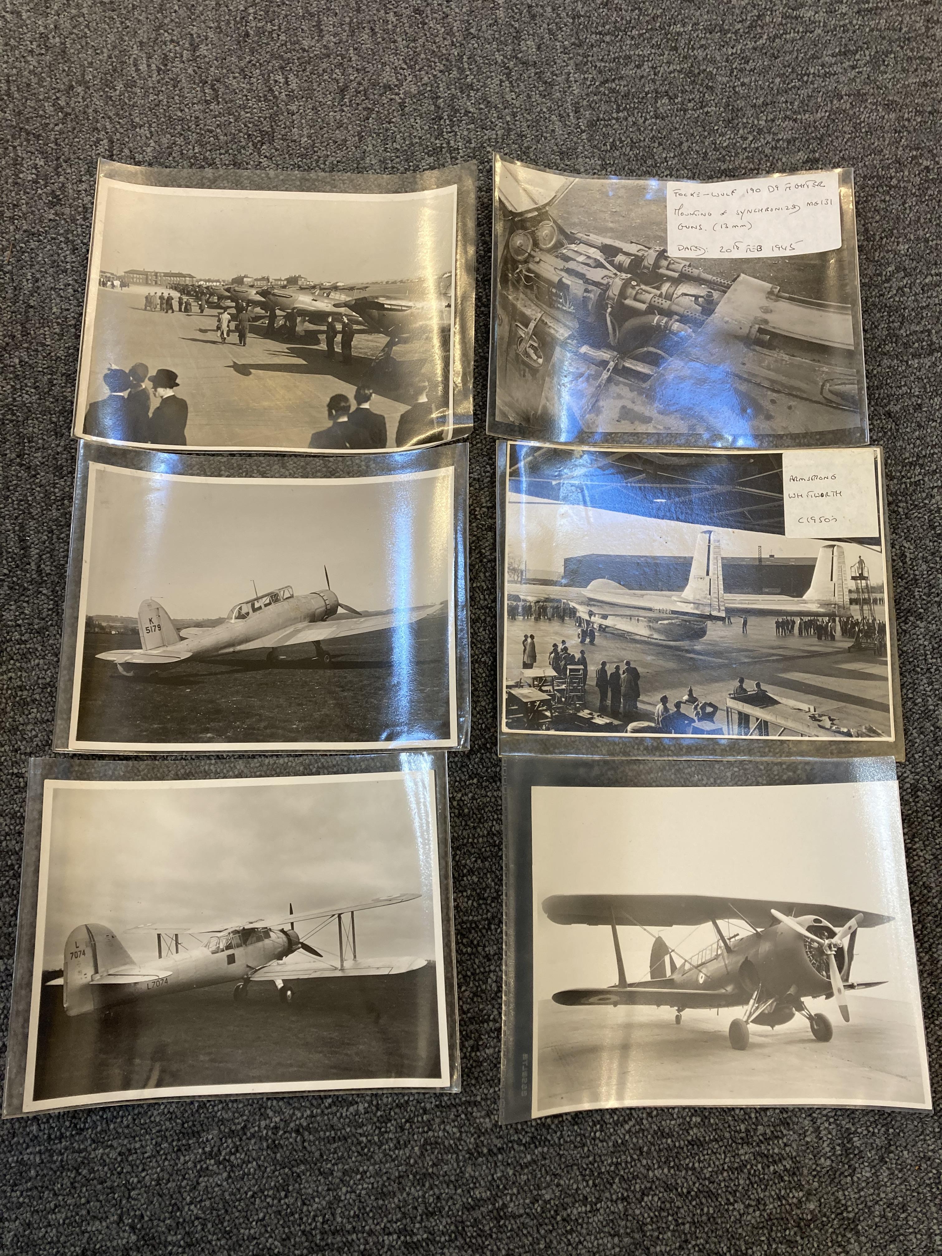 Lot 512 - Aviation Photographs. WWII RAF and Luftwaffe