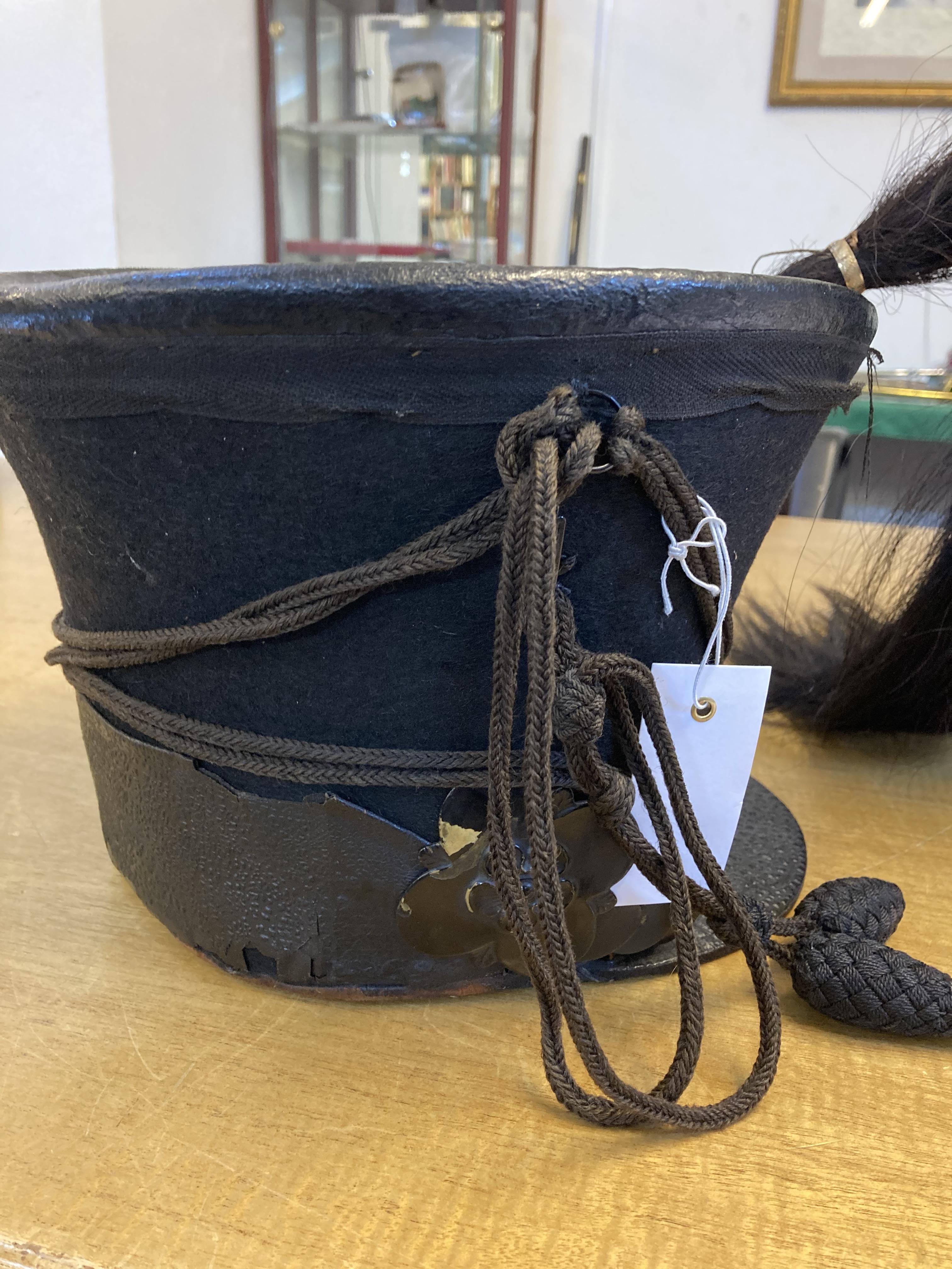 Lot 389 - Bell Top Shako. Trooper's Pattern 1822