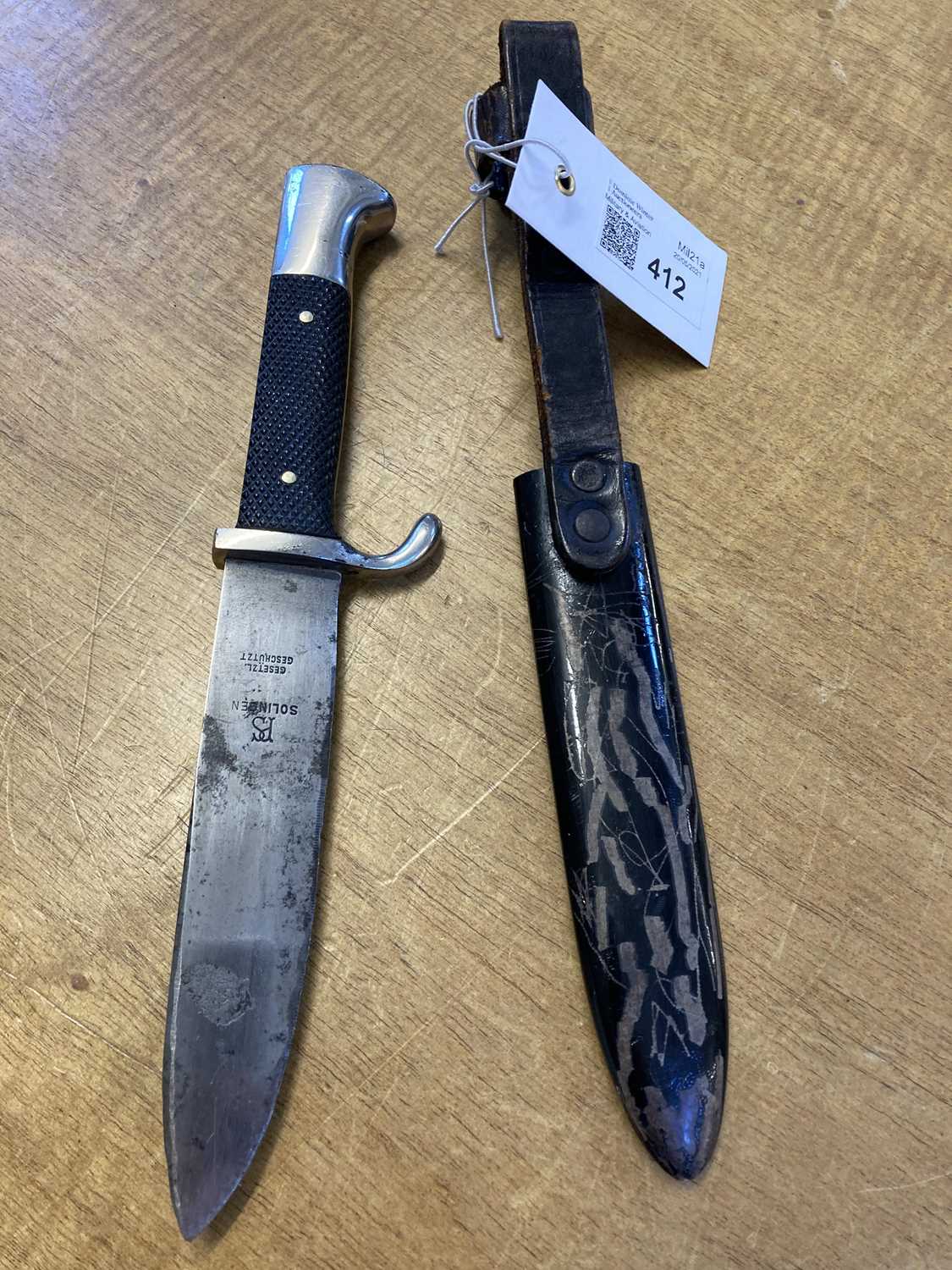 Lot 412 - Third Reich. Hitler Youth Dagger