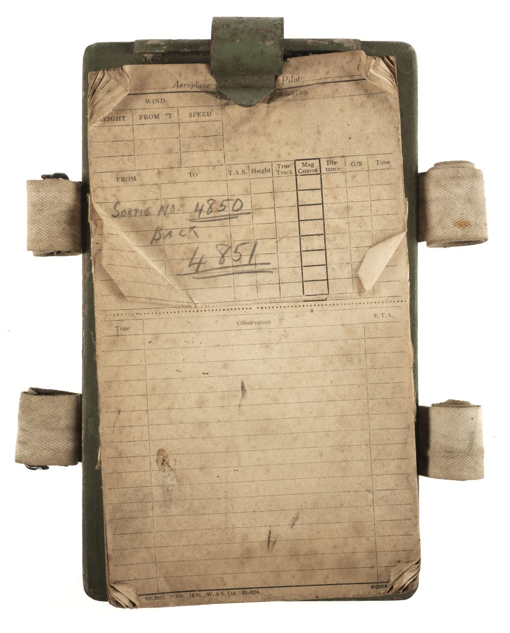 Lot 586 - Mosquito Propeller Tip and Navigator's Board