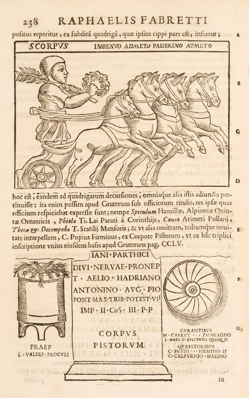 Lot 184 - Fabretti (Raffaele). De Columna Traiani