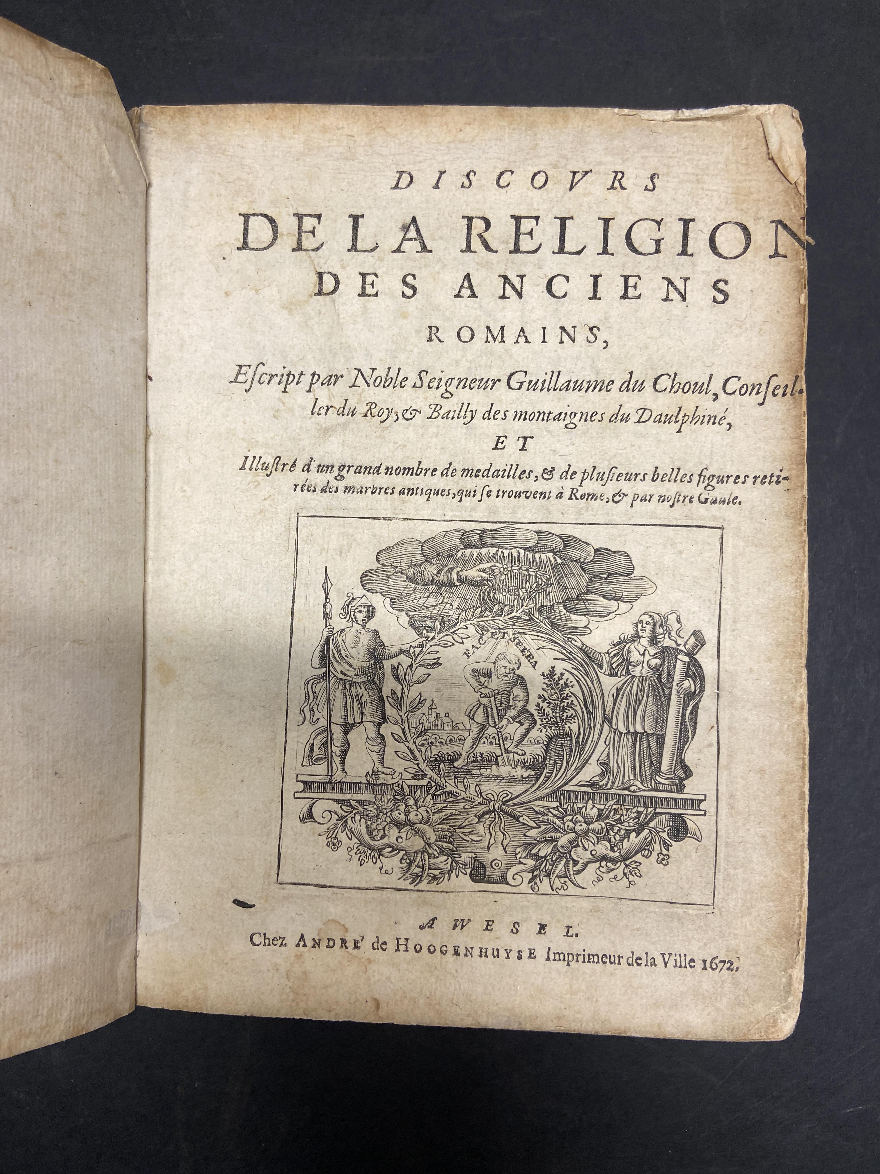 Lot 260 - Rosinus (Johannes). Antiquitatum romanarum