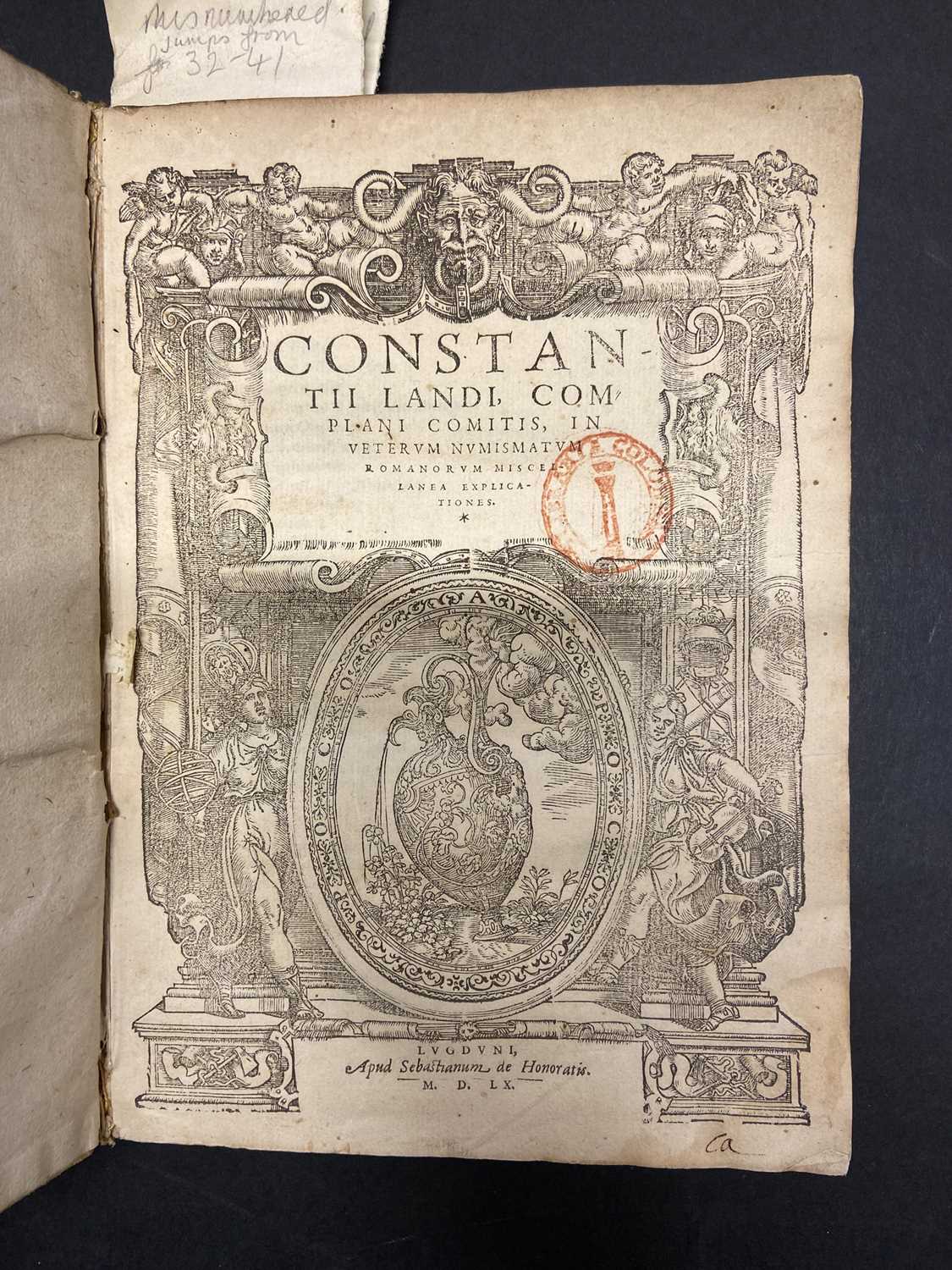 Lot 260 - Rosinus (Johannes). Antiquitatum romanarum