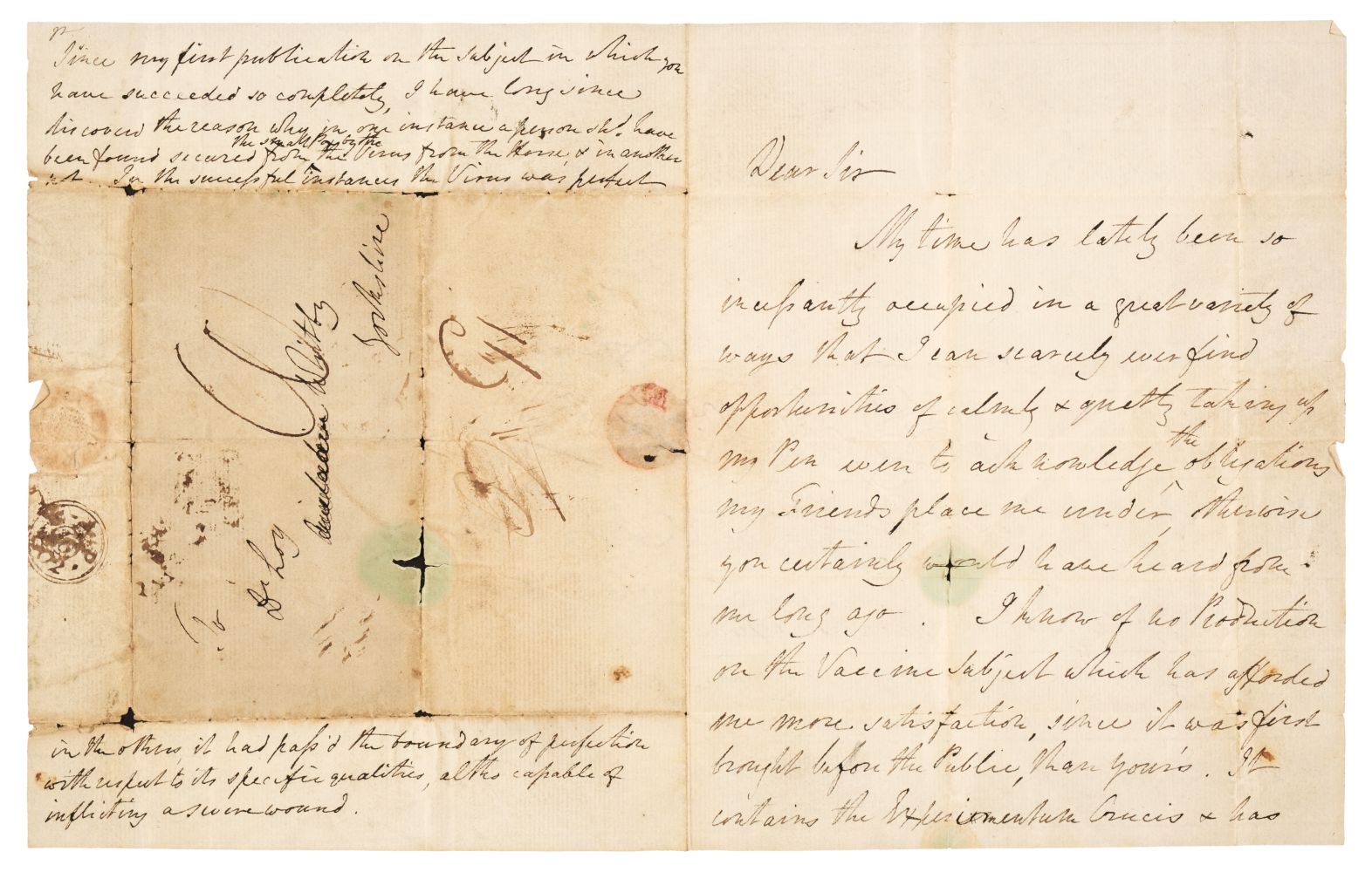 Lot 152 - Edward Jenner (1749-1823). An important