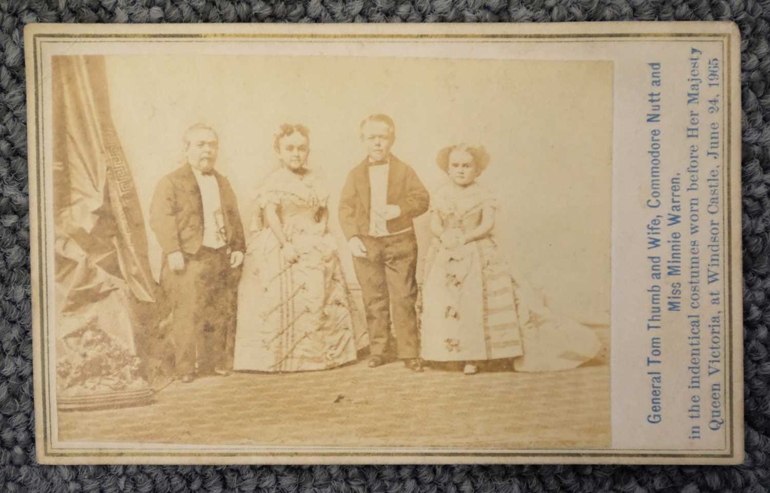 Lot 25 - Chang Woo Gow (1847-1893). 'The Chinese Giant'