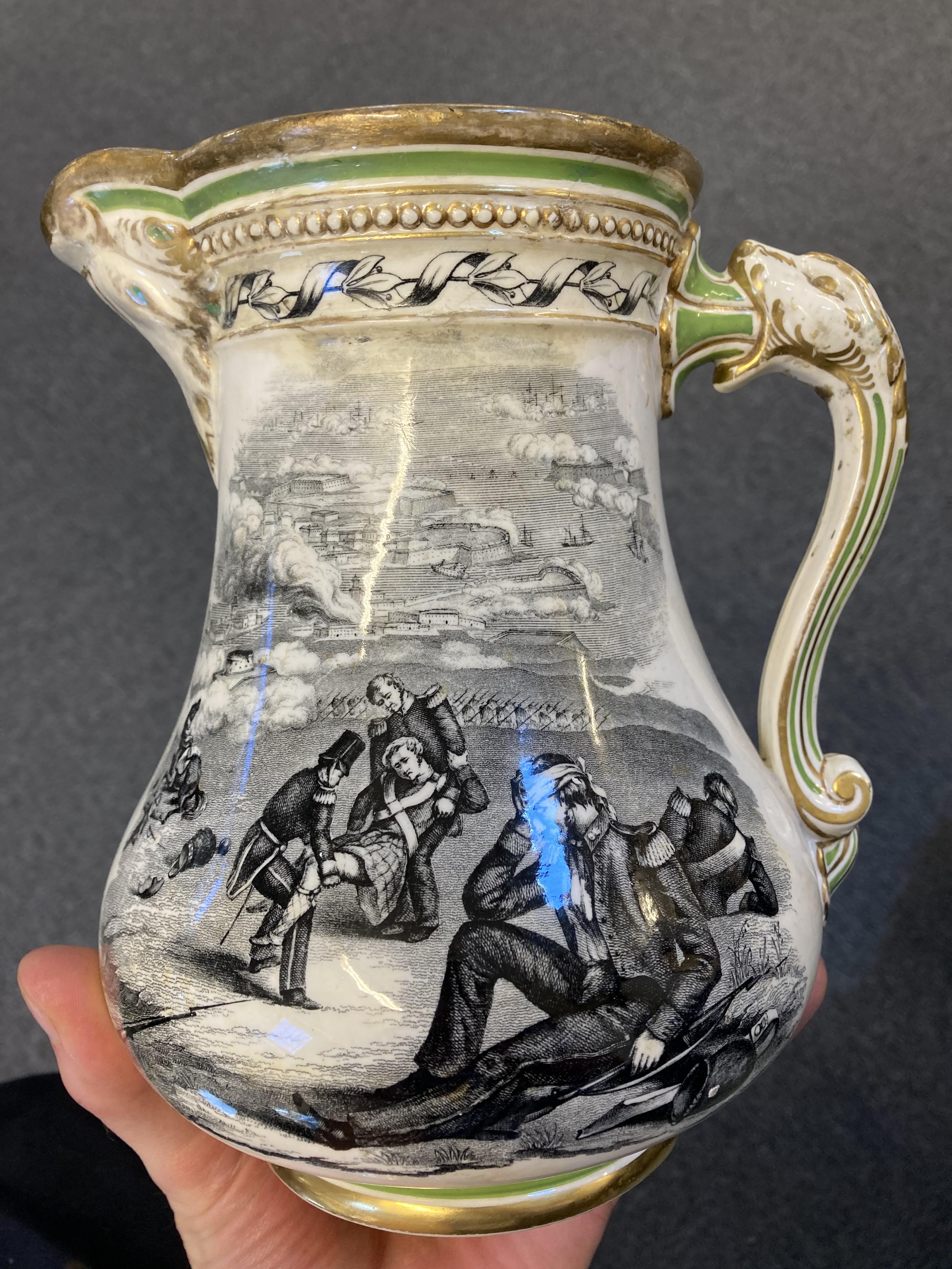 Lot 364 - Crimean War. Sunderland Lustre Jug,