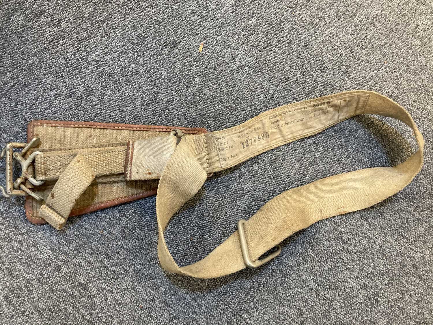 Lot 386 - Robin Hood Rifles Belt and Accoutrements