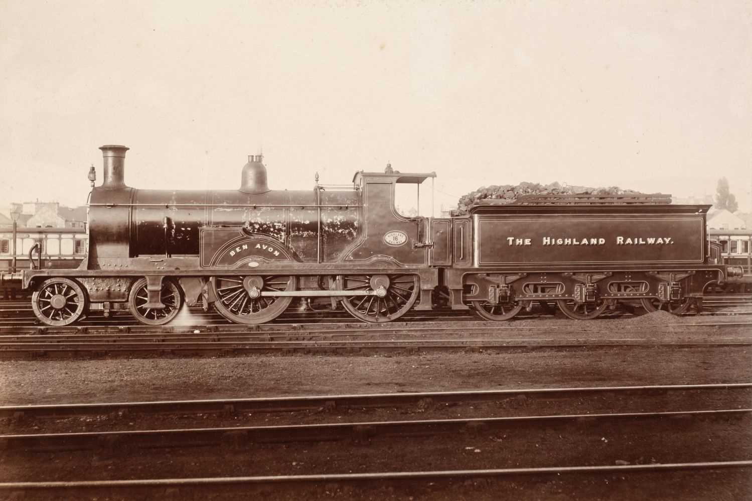 Lot 194 - Railways. A group of 36 photographs of steam