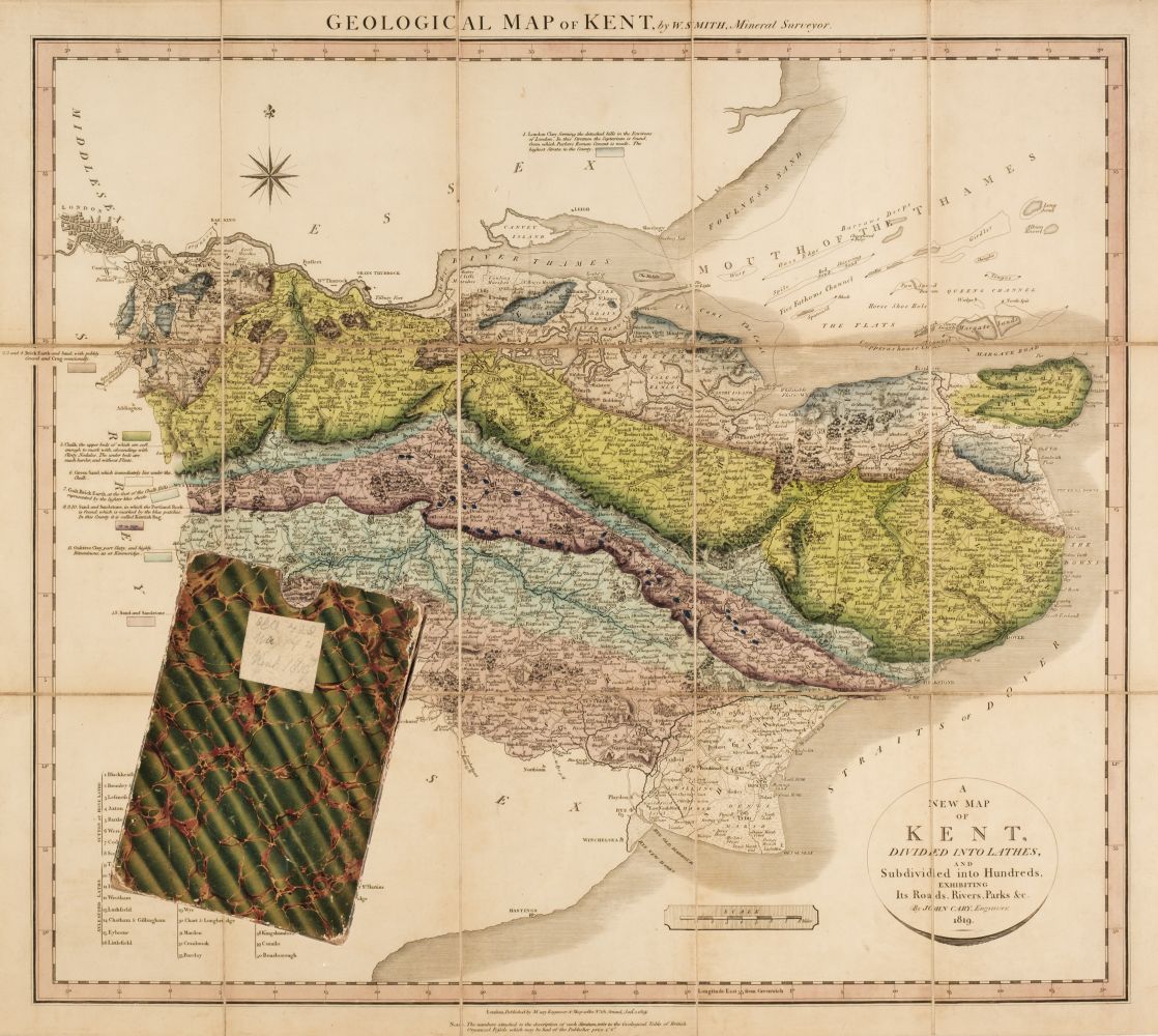 Lot 148 - Kent. Cary (John), Geological Map of Kent by