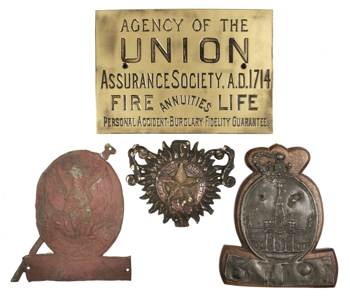 Lot 53 - Firemarks. Royal Exchange fire mark and