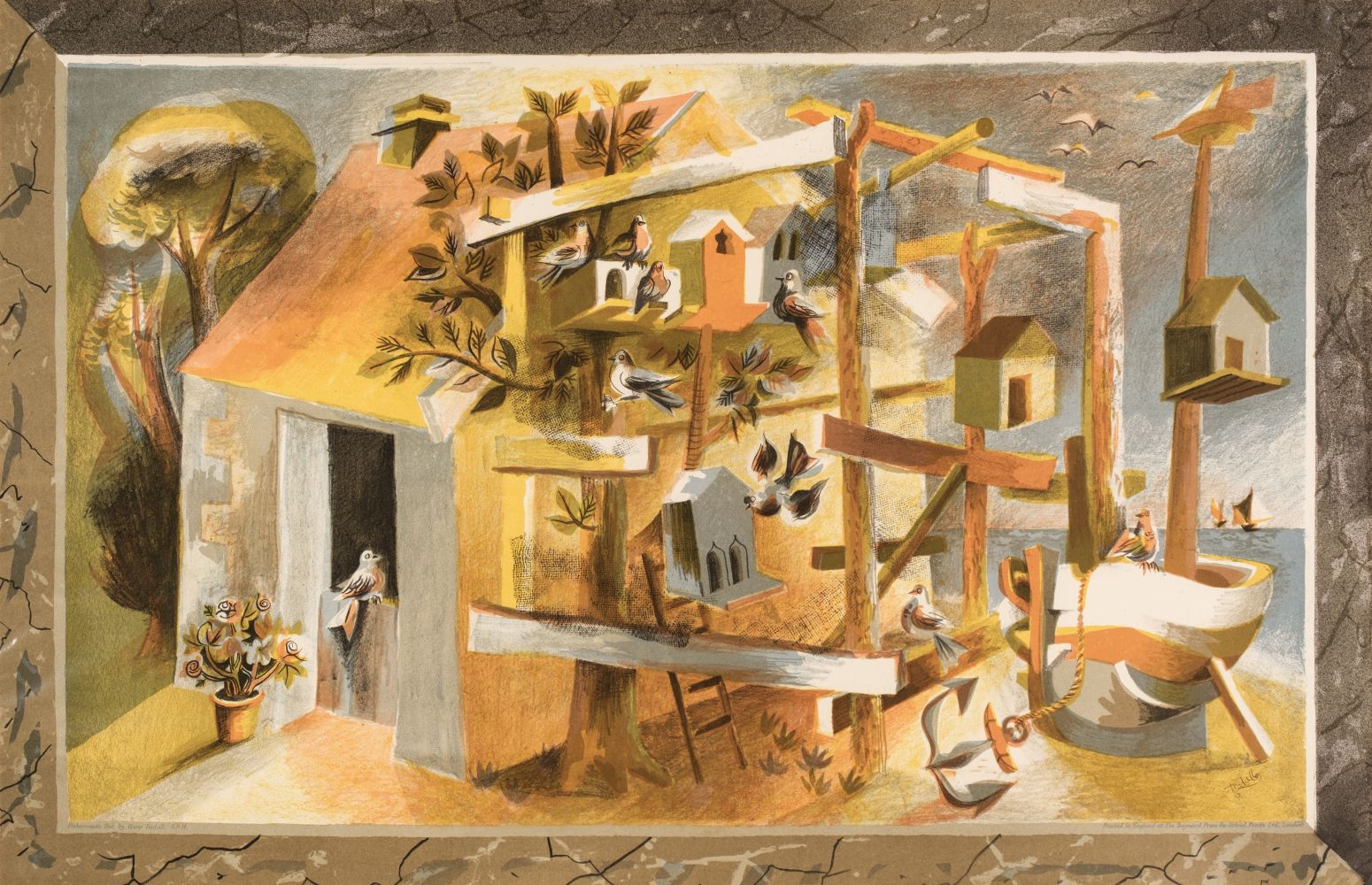 Lot 548 - Tisdall (Hans, 1910-1997). Fisherman's Hut,