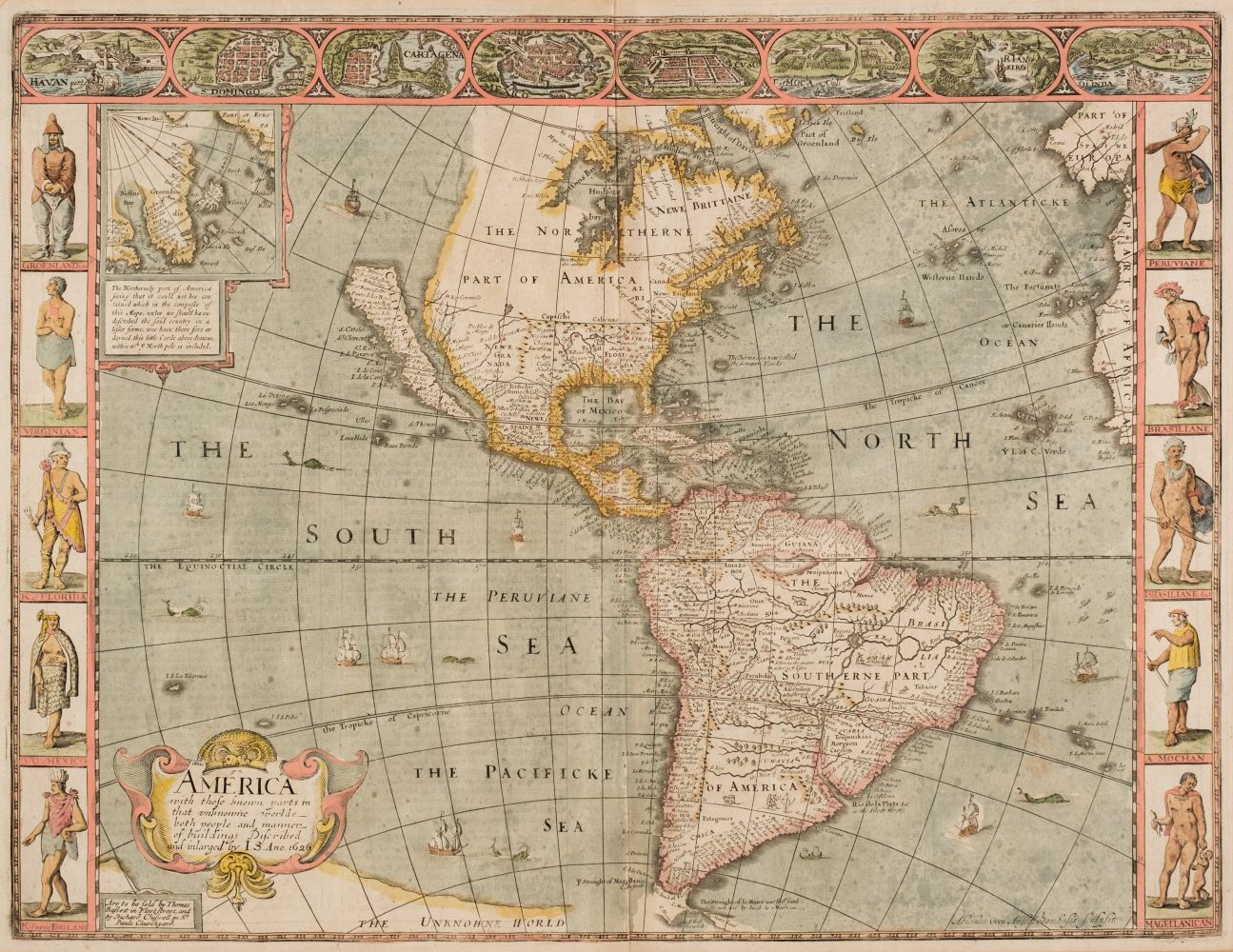 Lot 191 - The Americas. Speed (John), America with