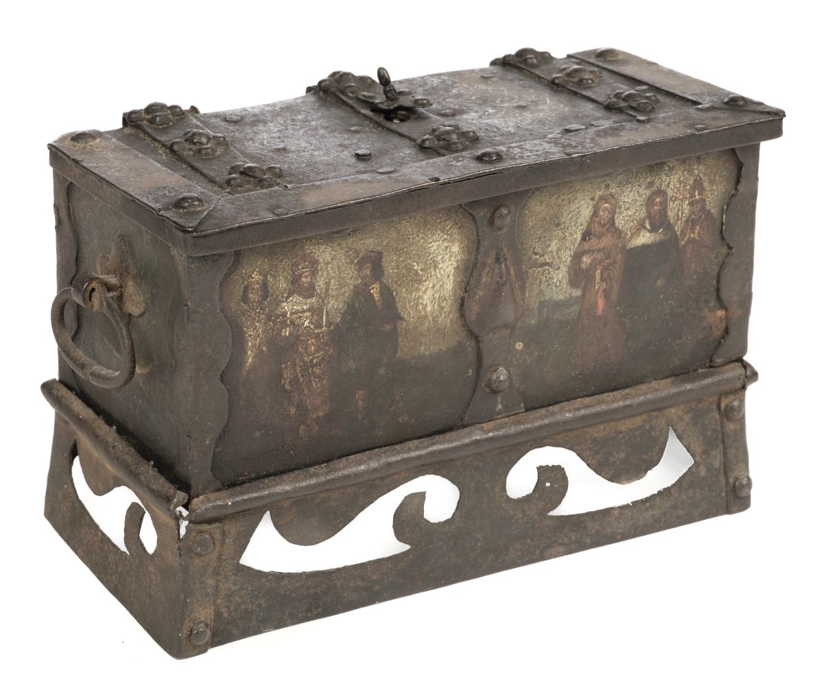 Lot 46 - Casket. German Nuremberg casket, probably