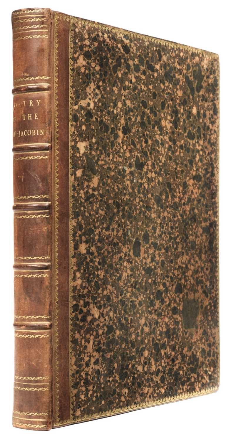 Lot 176 - Regency Binding. Poetry of the Anti-Jacobin,