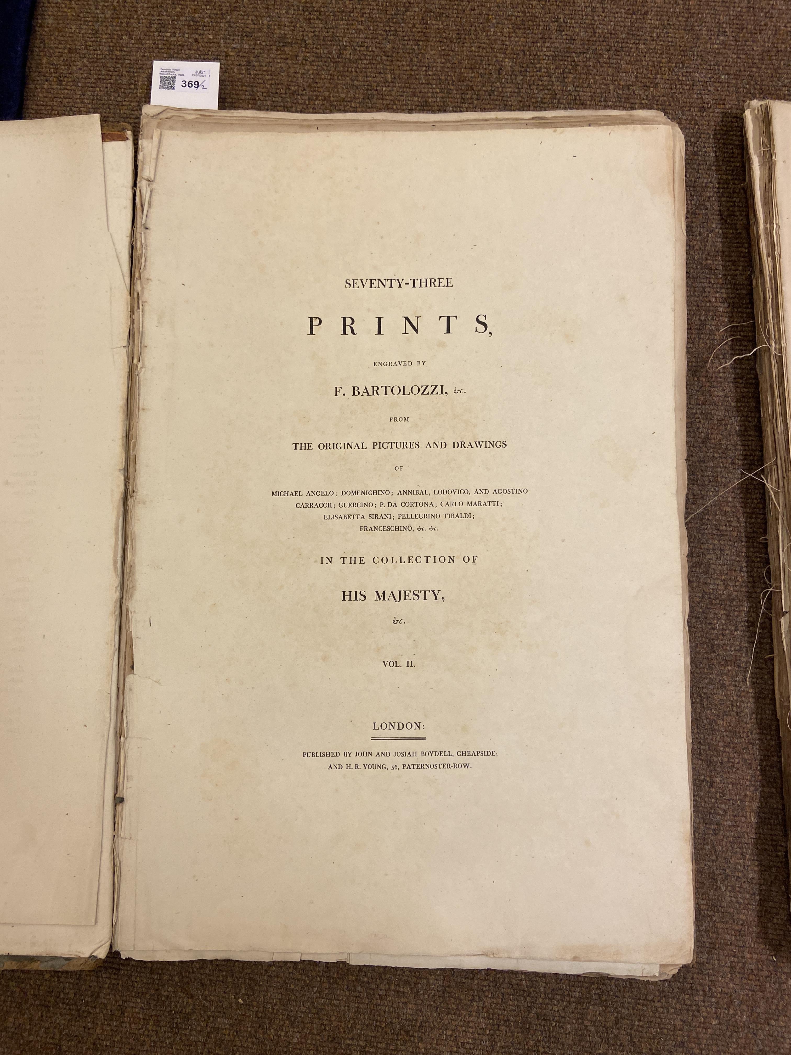 Lot 369 - Bartolozzi (Francesco). Eighty-Two