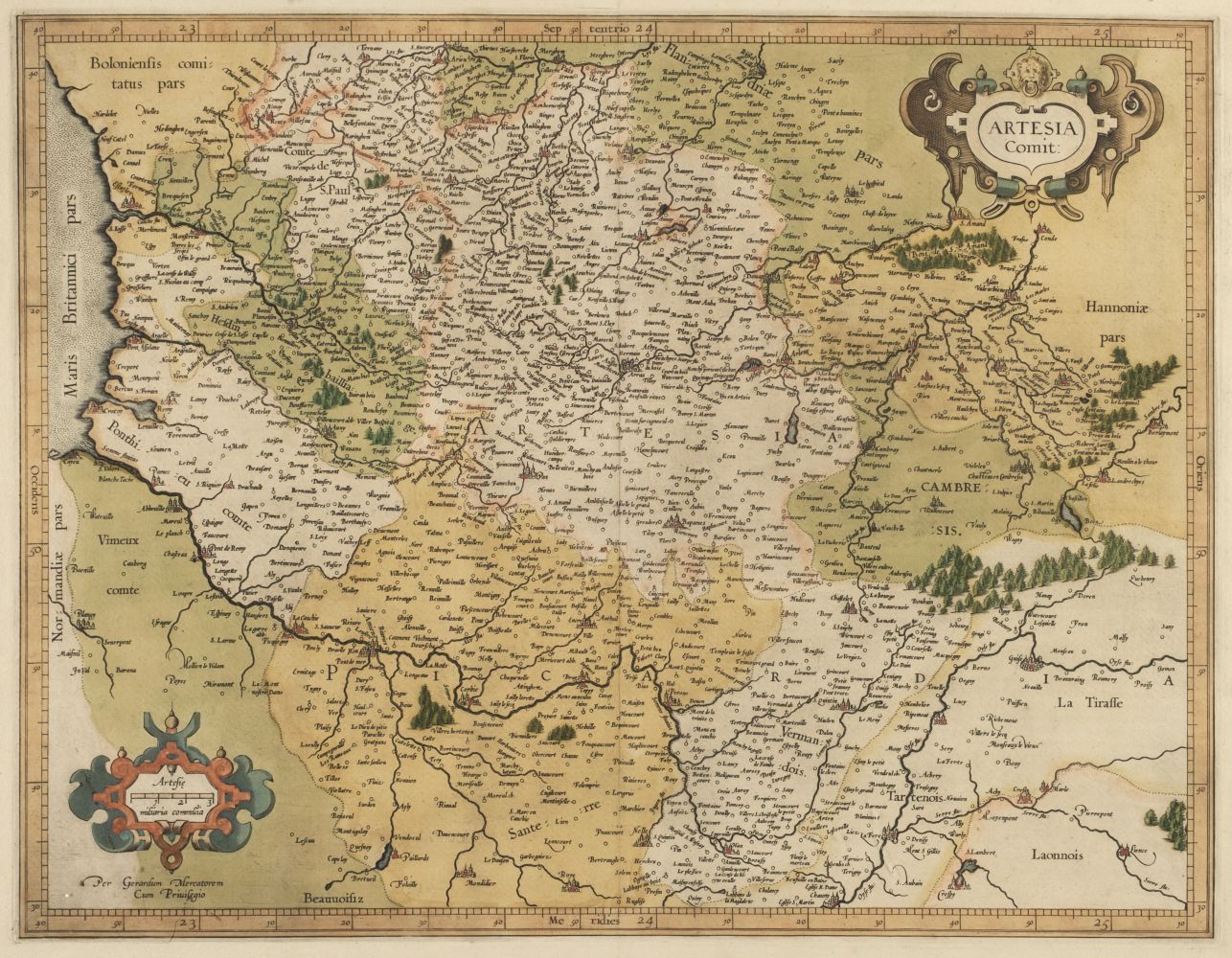 Lot 60 - France. Mercator (Gerard), Artesia Comit: