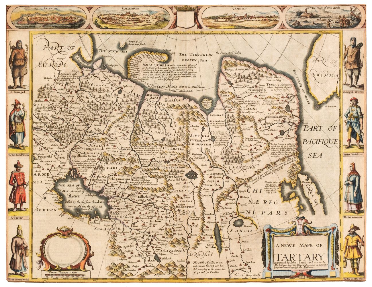 Lot 450 - Tartary. Speed (John), A New Mape of Tartary.