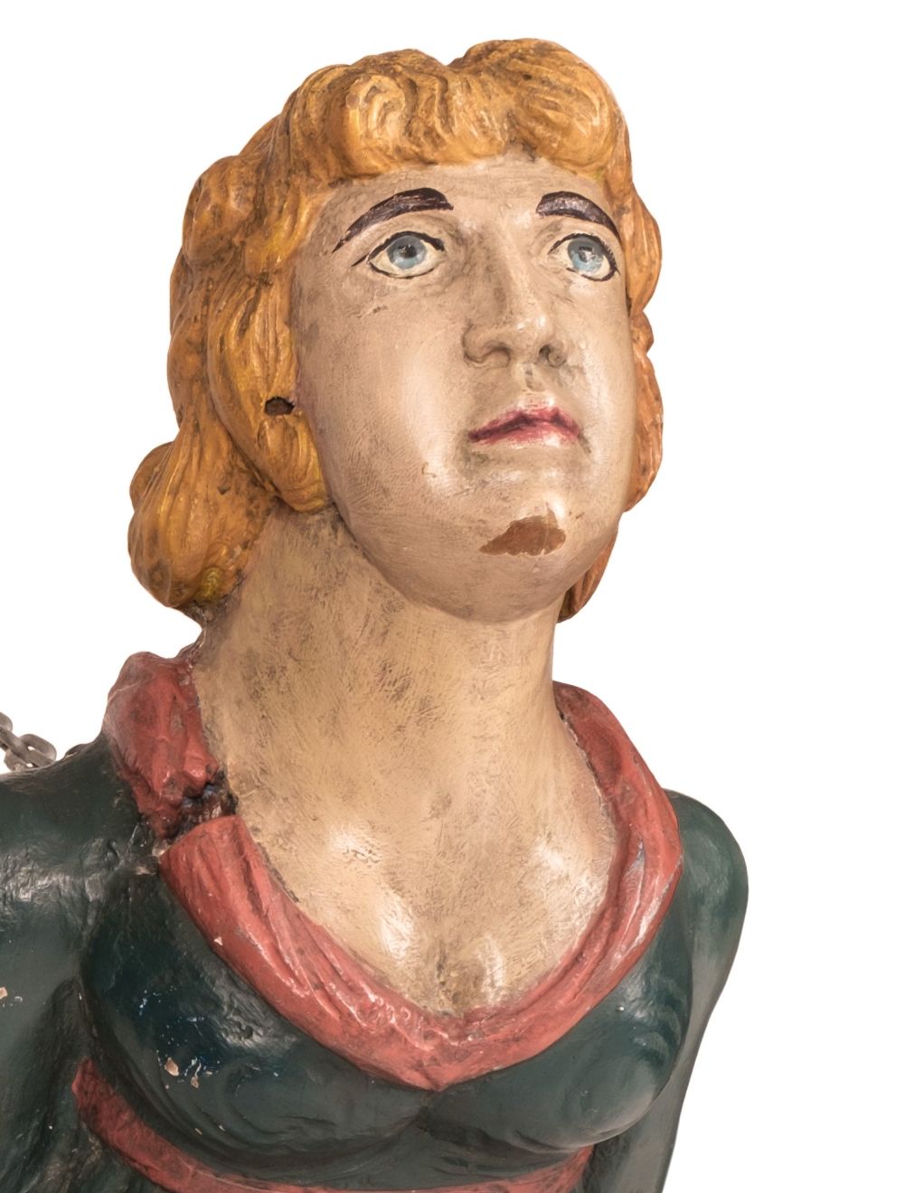 Lot 340 - Ship's Figurehead. 19th century carved