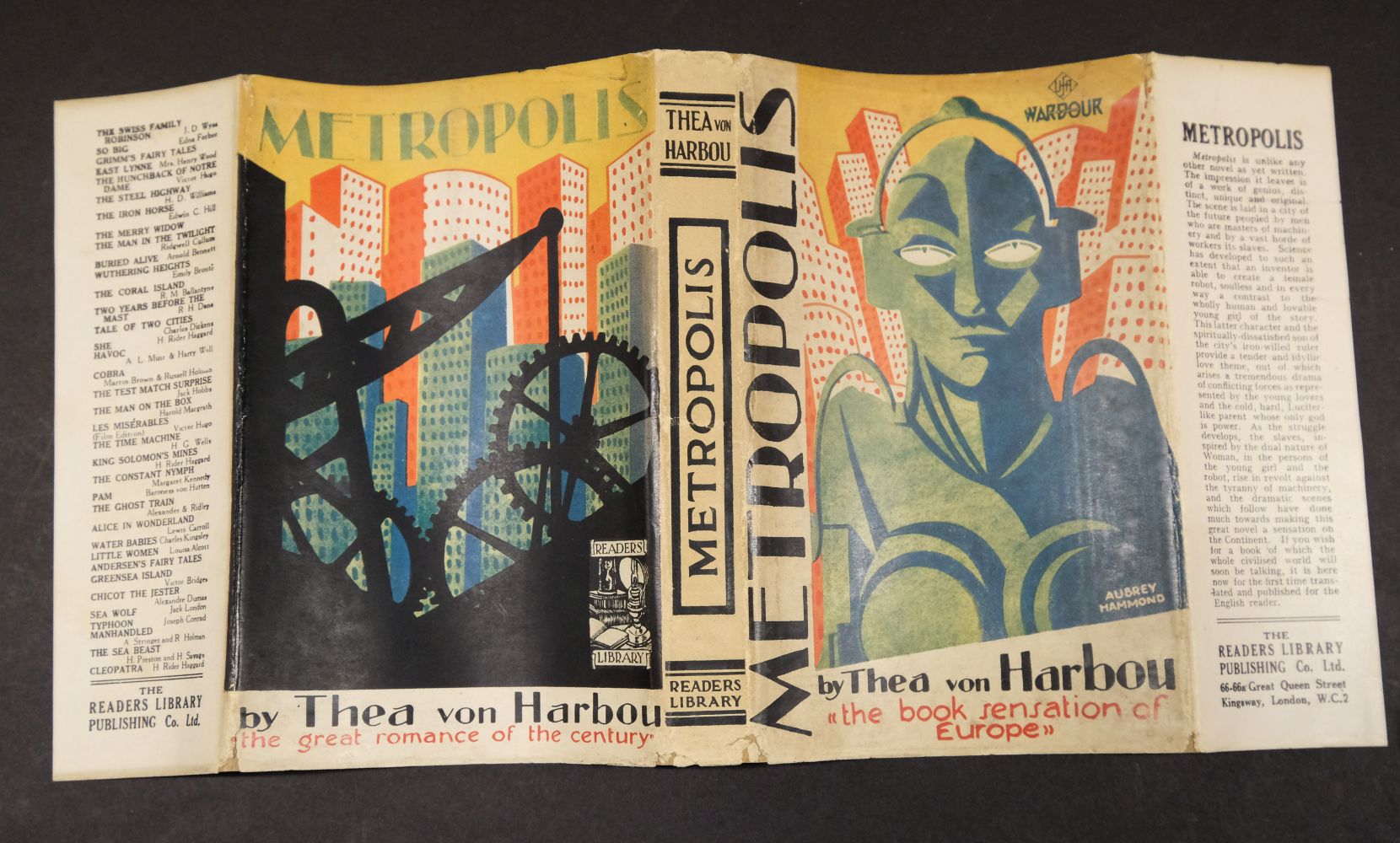 Lot 894 - Von Harbou (Thea). Metropolis, 1st edition
