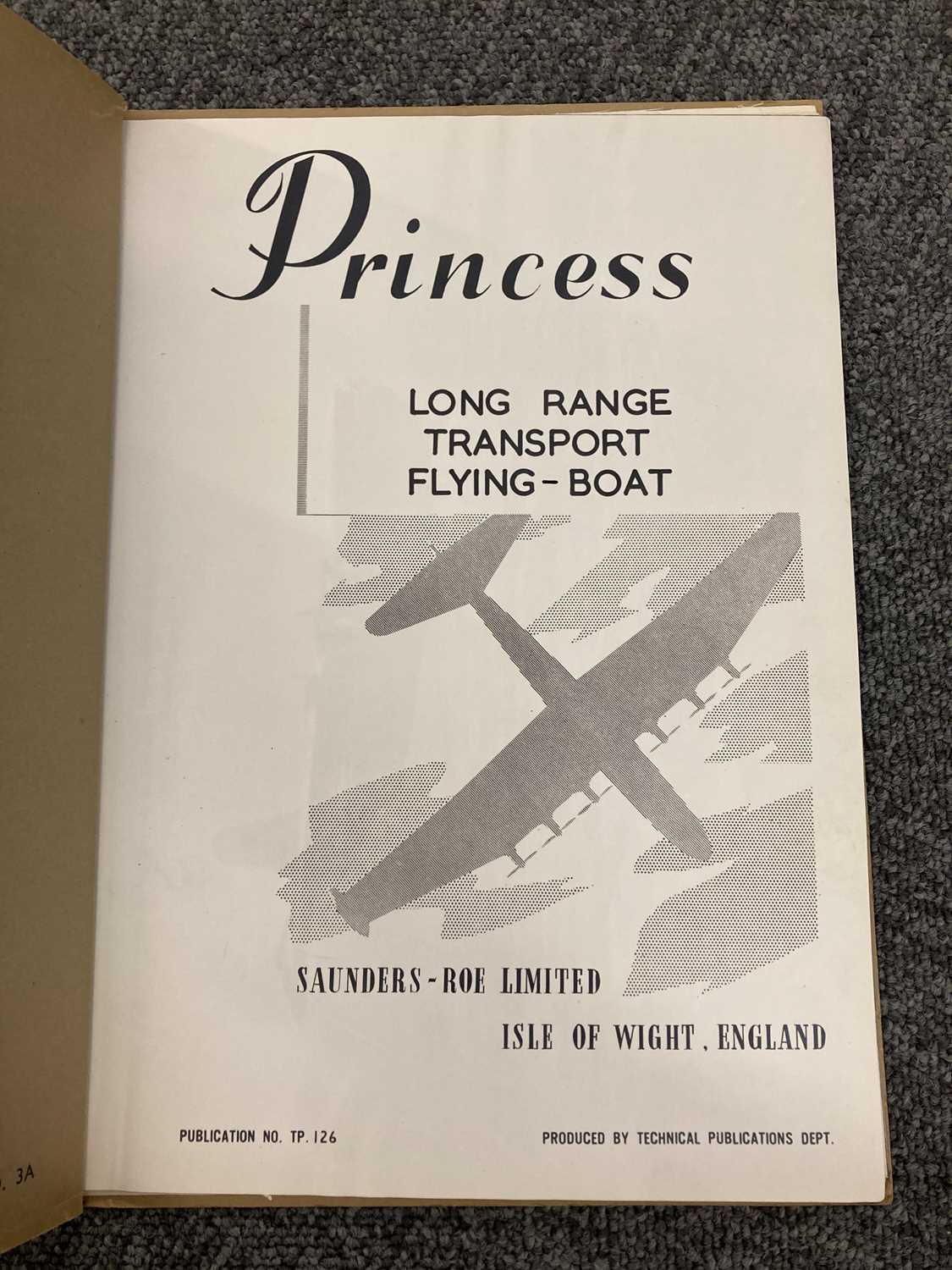 Lot 117 - Saunders-Roe. A collection of brochures