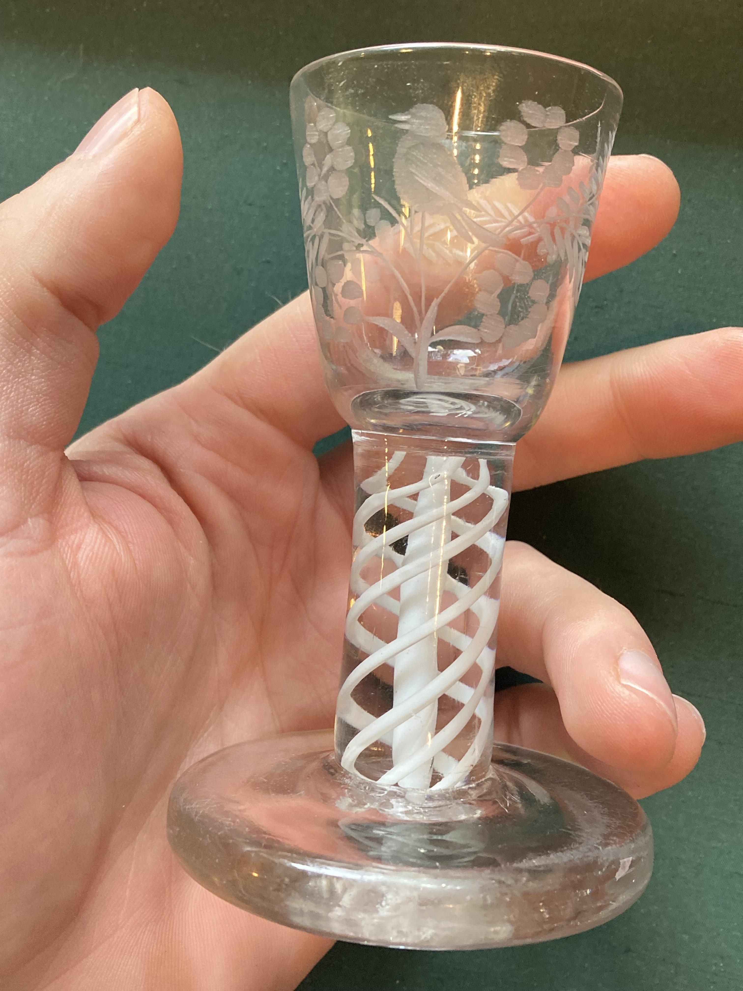 Lot 292 - Firing Glass An 18th-century firing glass