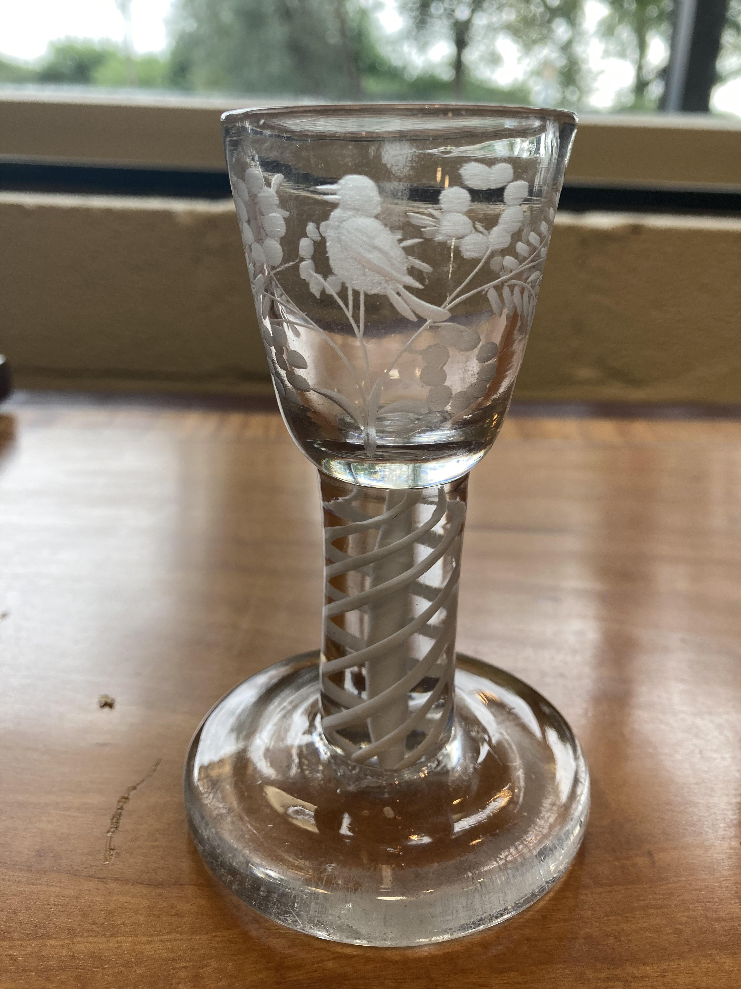 Lot 292 - Firing Glass An 18th-century firing glass