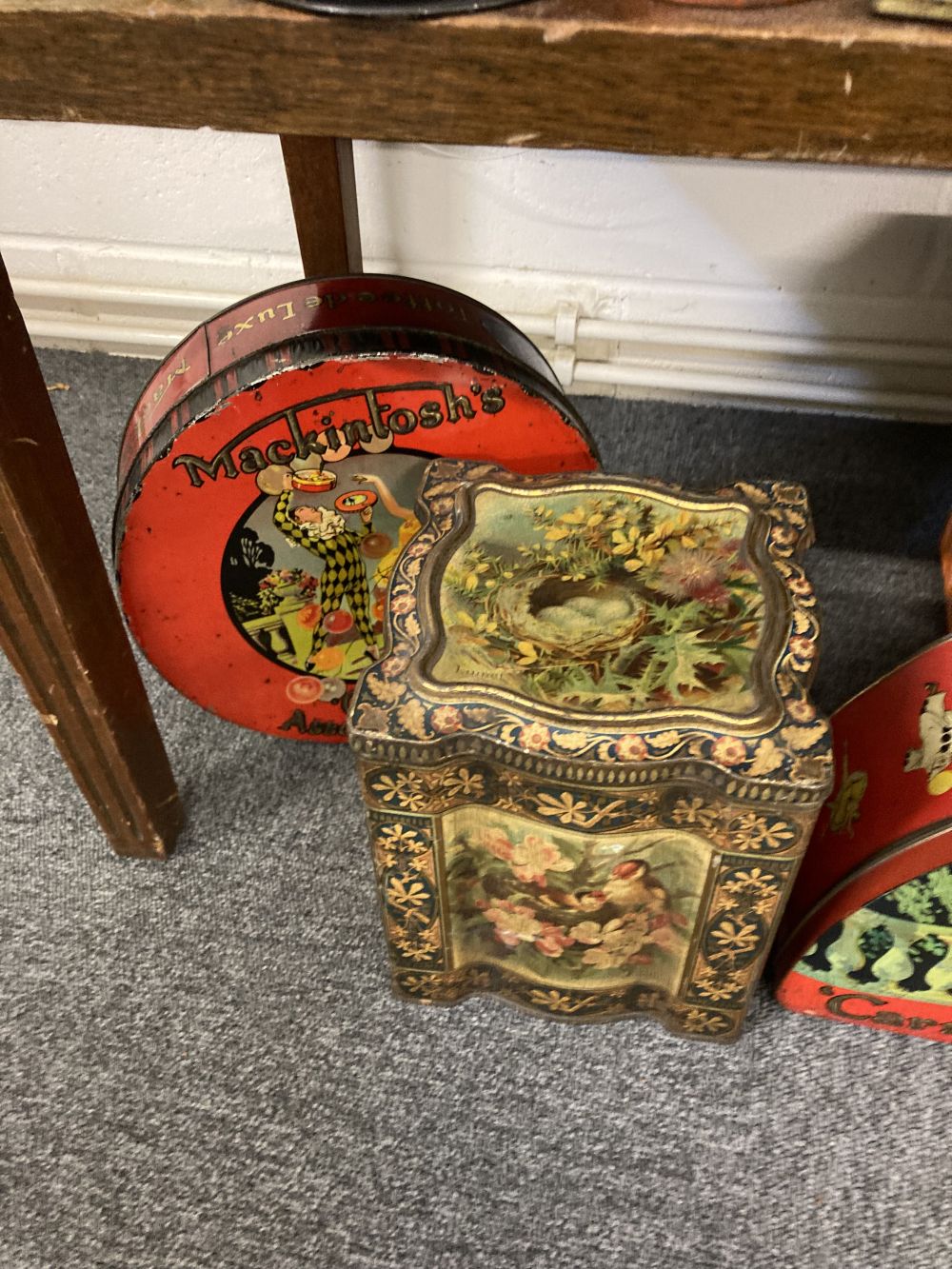 Lot 239 - Advertising Tins. A large collection of tins