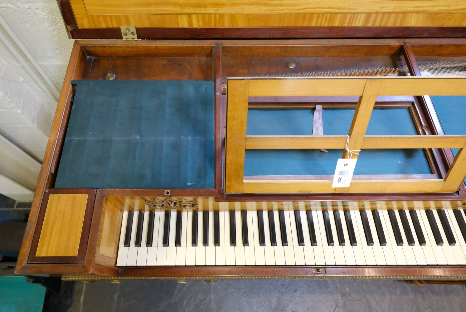 Lot 353 - Square piano. William Henry Edwards, c.1830
