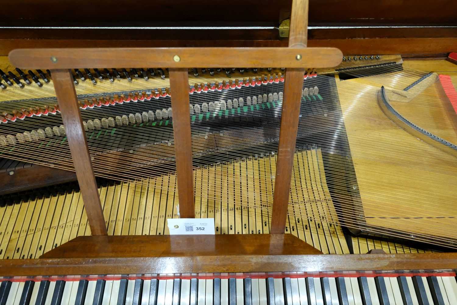 Lot 352 - Square piano. John Broadwood and Sons,