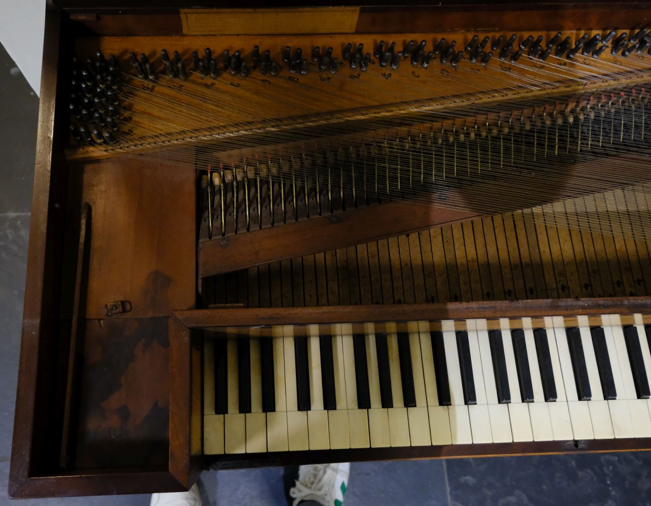 Lot 525 - Square piano. Johannes Broadwood, c. 1791-92