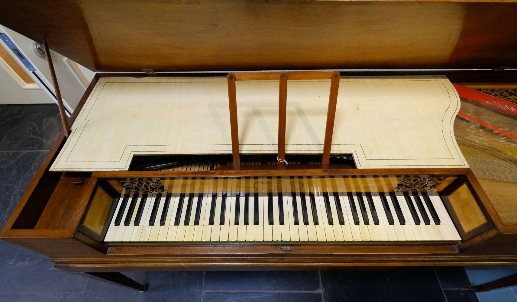 Lot 350 - Square piano. John Broadwood and Son,
