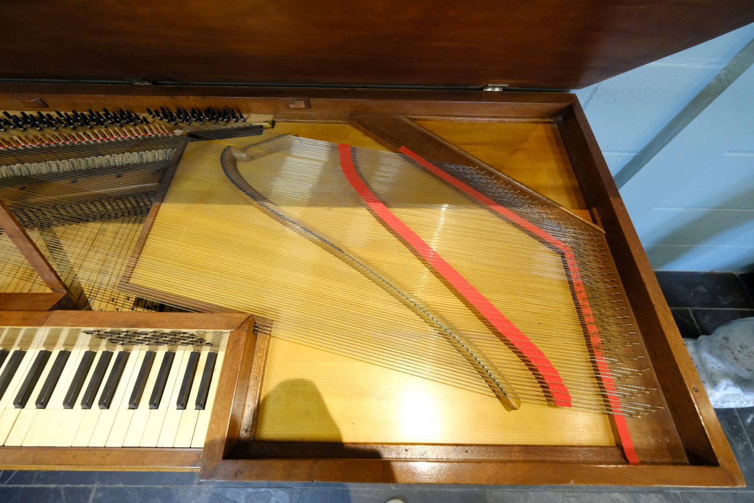 Lot 351 - Square piano. Thomas Tomkison, c. 1820