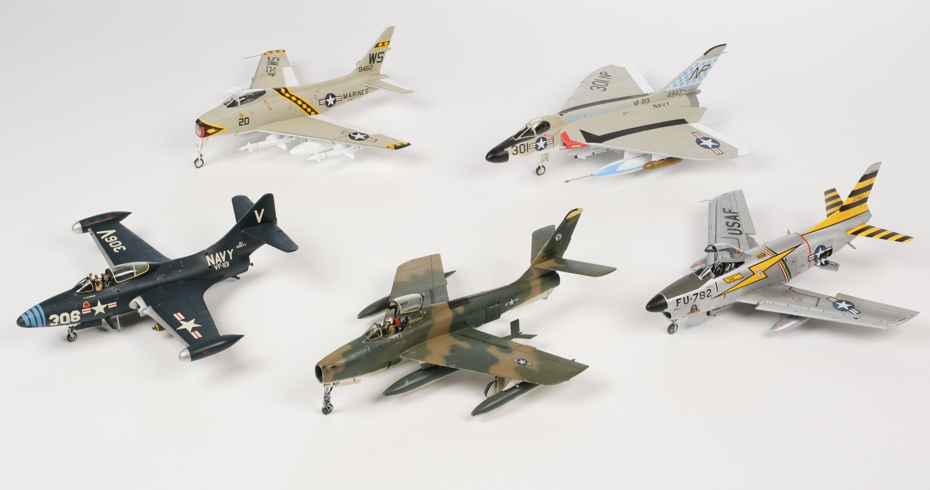 Lot 163 - Model Aircraft. A collection of Cold War
