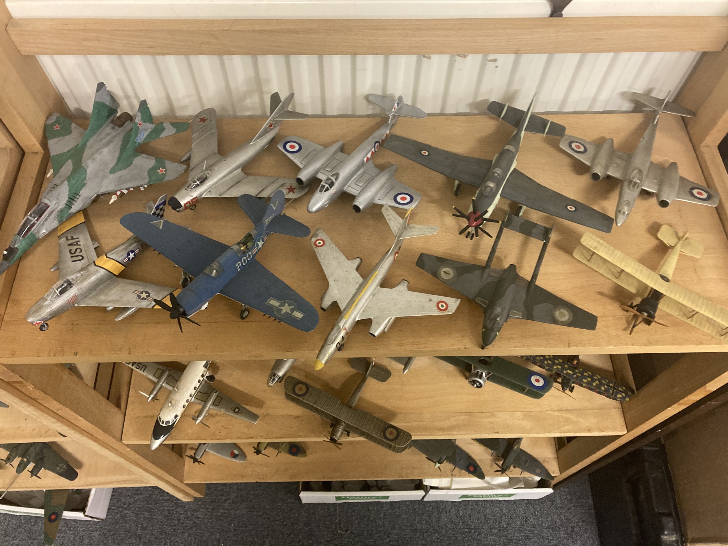 Lot 144 - Model Aircraft. A large collection of kit