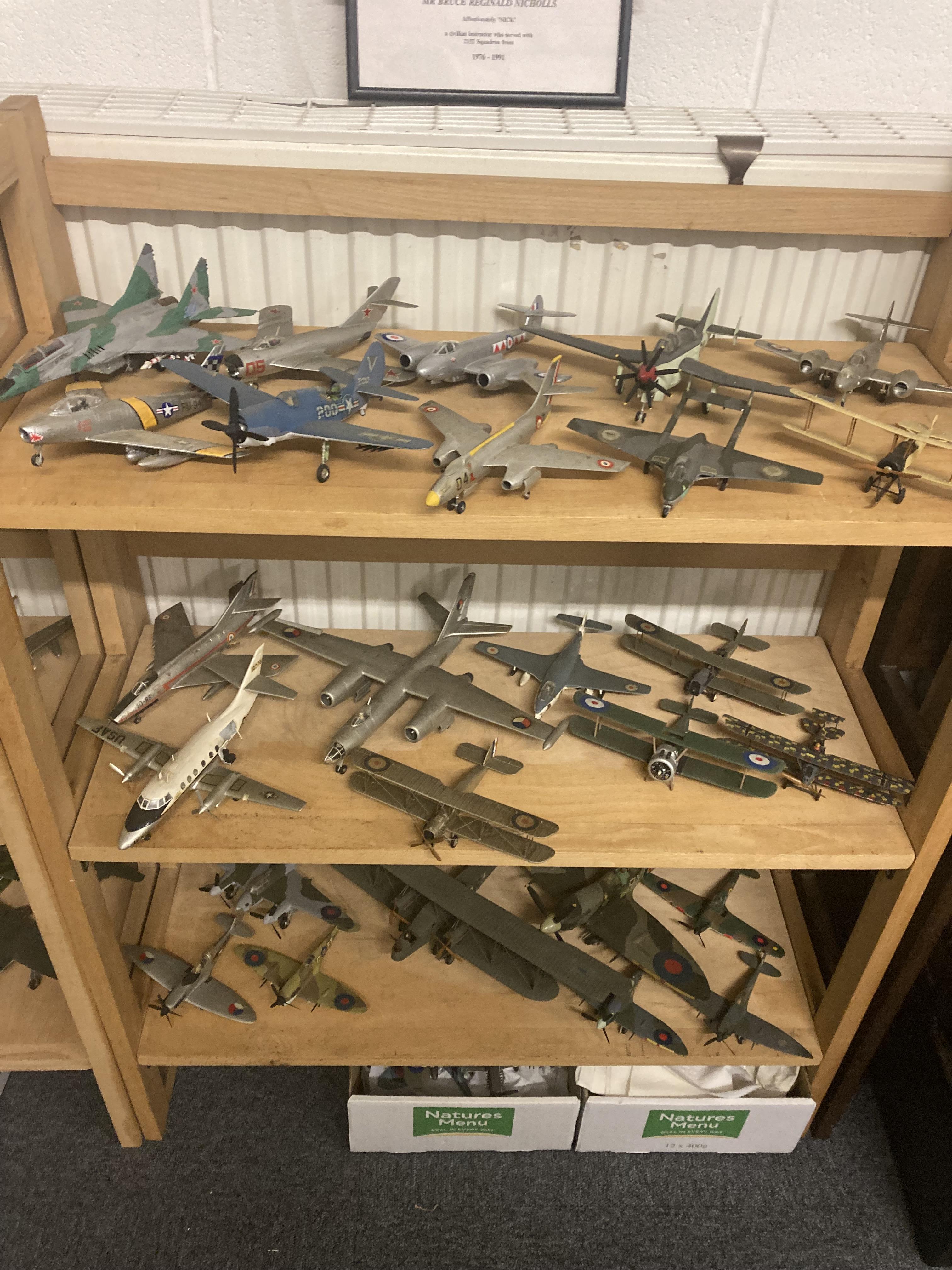 Lot 144 - Model Aircraft. A large collection of kit