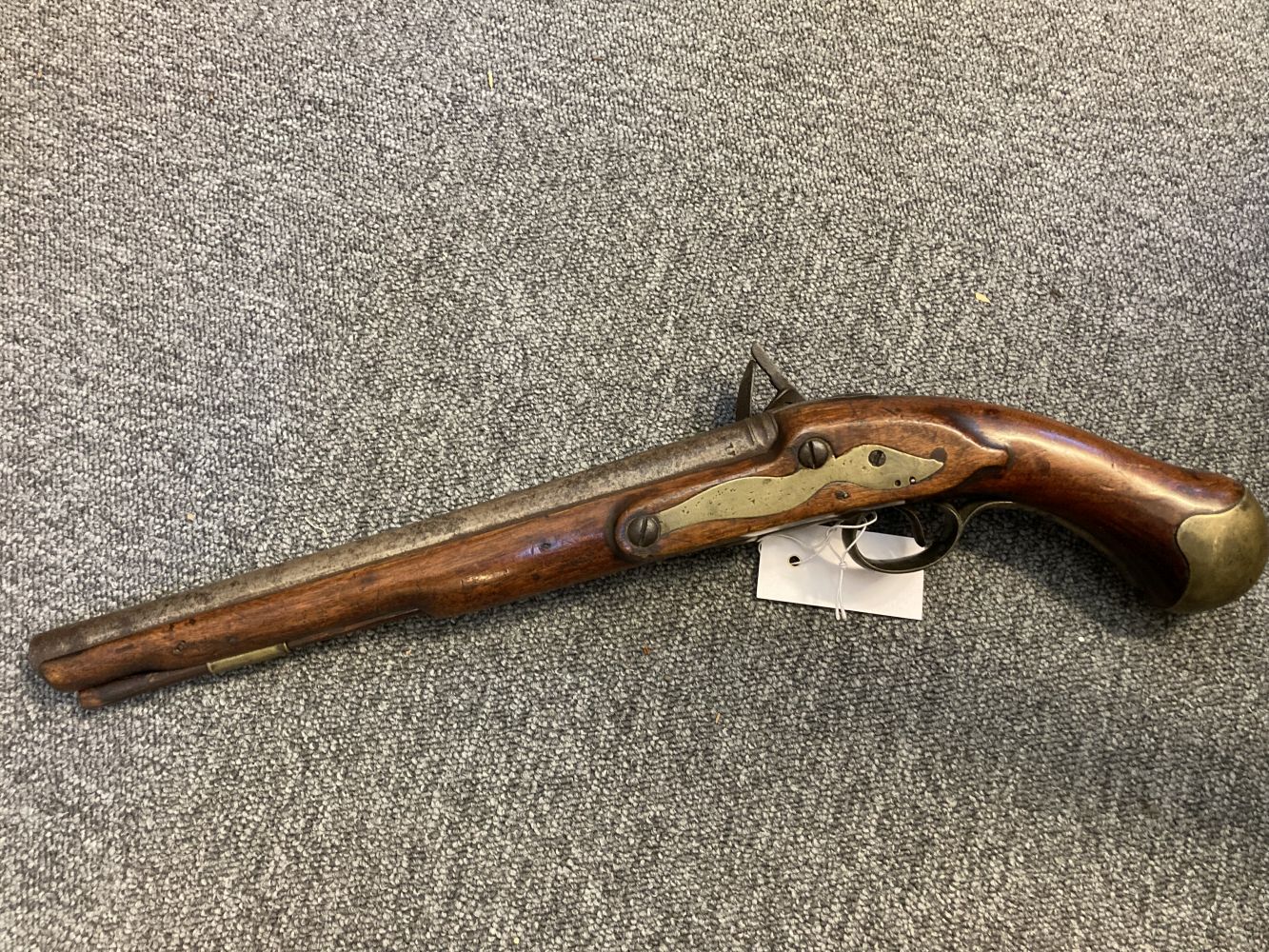 Lot 210 - Sea Service Pistol. George III flintlock sea