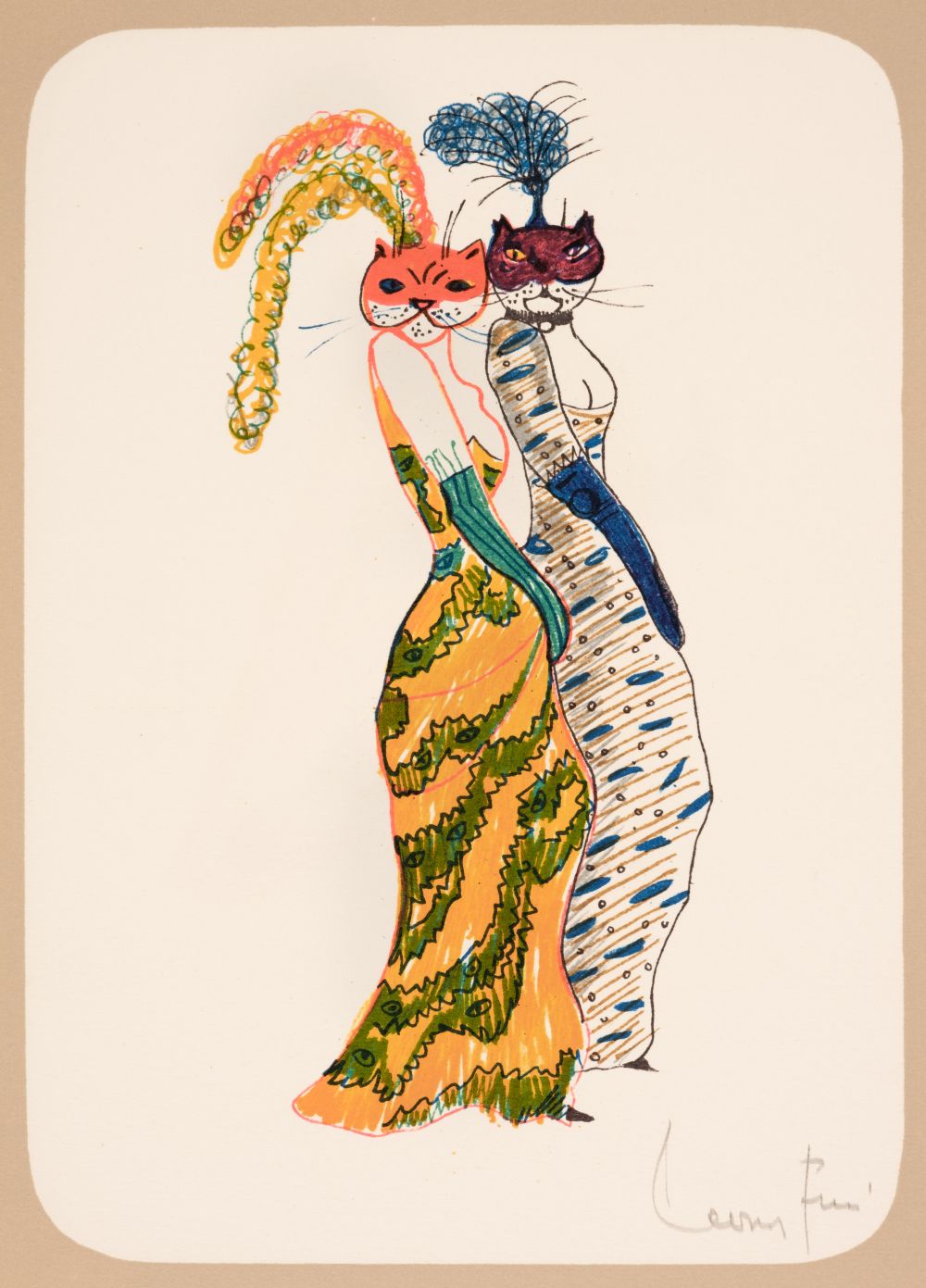Lot 581 - Fini (Leonor). La Grande Parade des Chats,