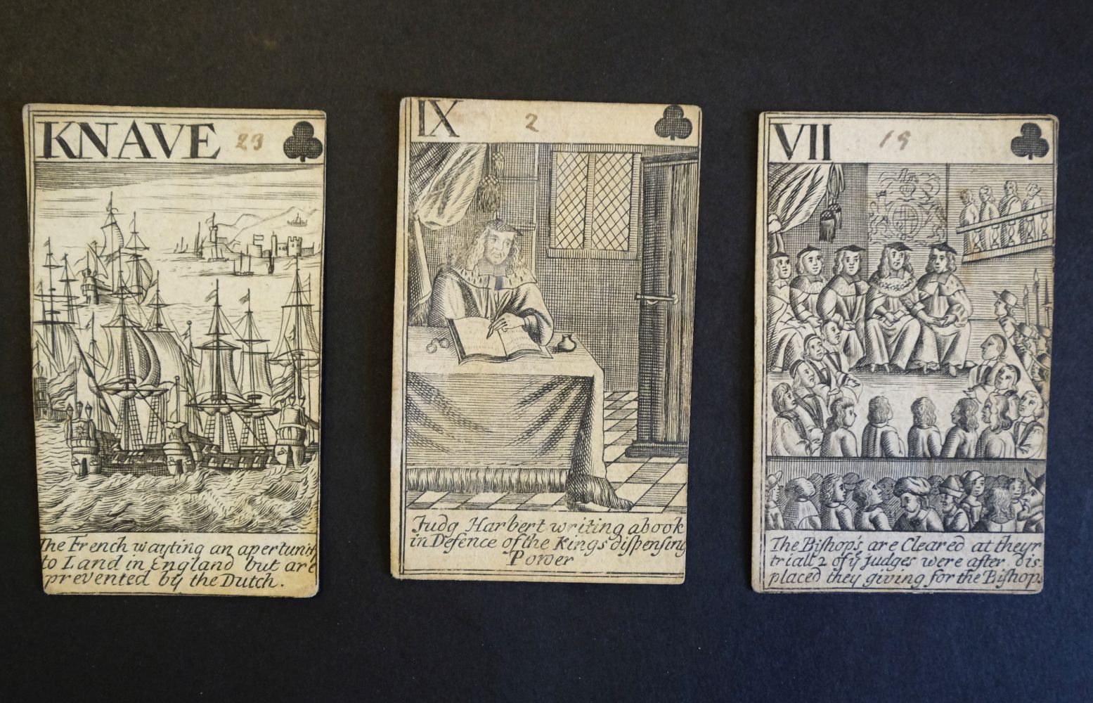 Lot 530 - Playing cards. The Reign of James II & the