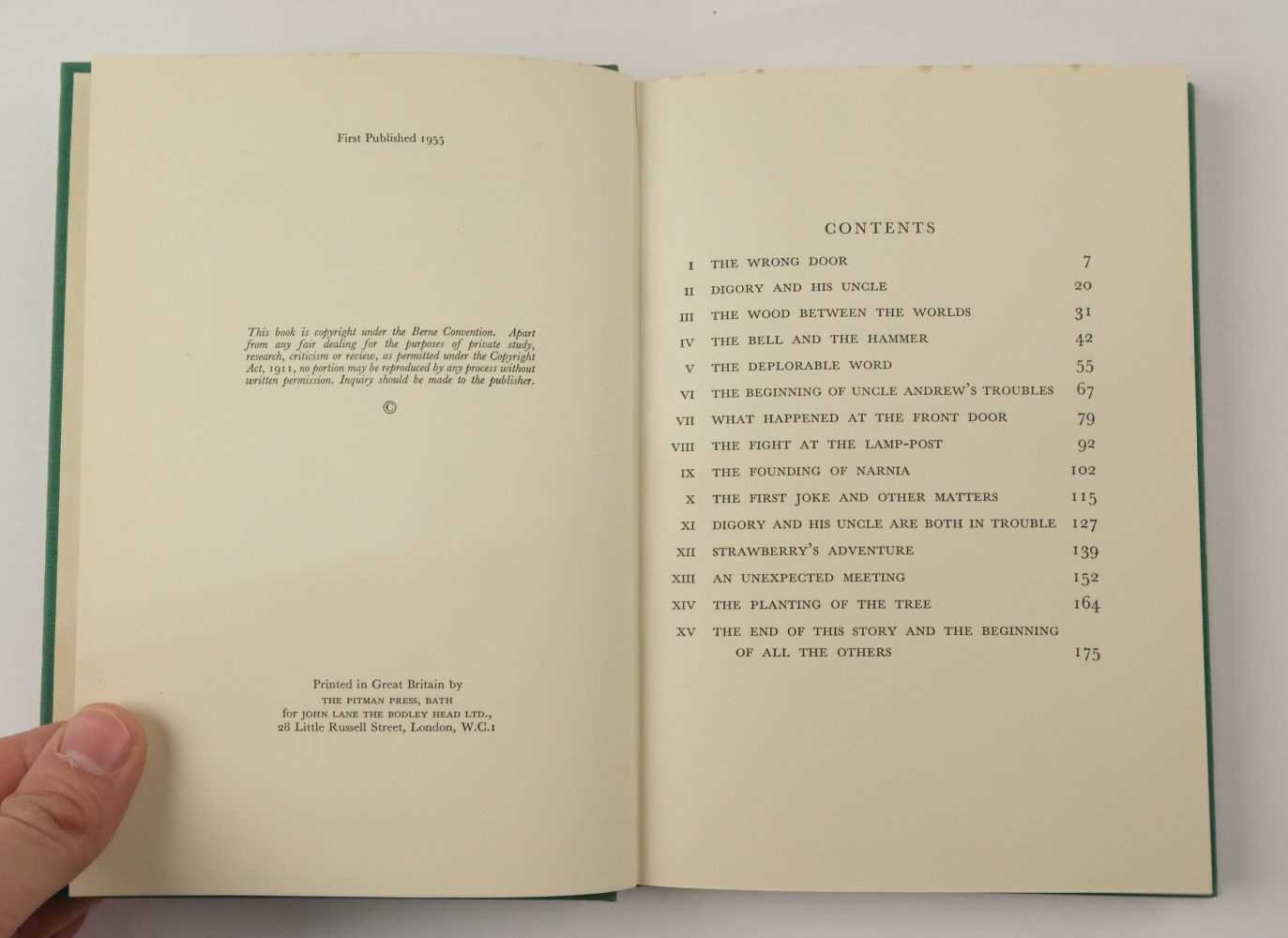 Lot 844 - Lewis (C.S.). The Chronicles of Narnia, 1st