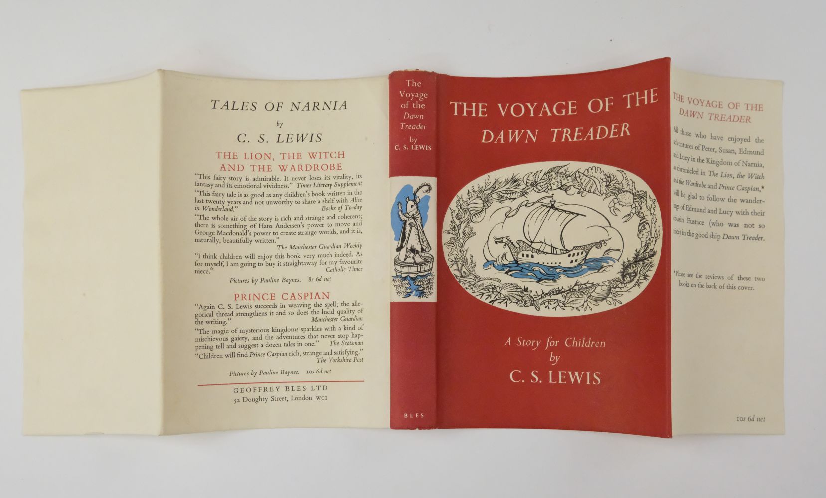 Lot 844 - Lewis (C.S.). The Chronicles of Narnia, 1st