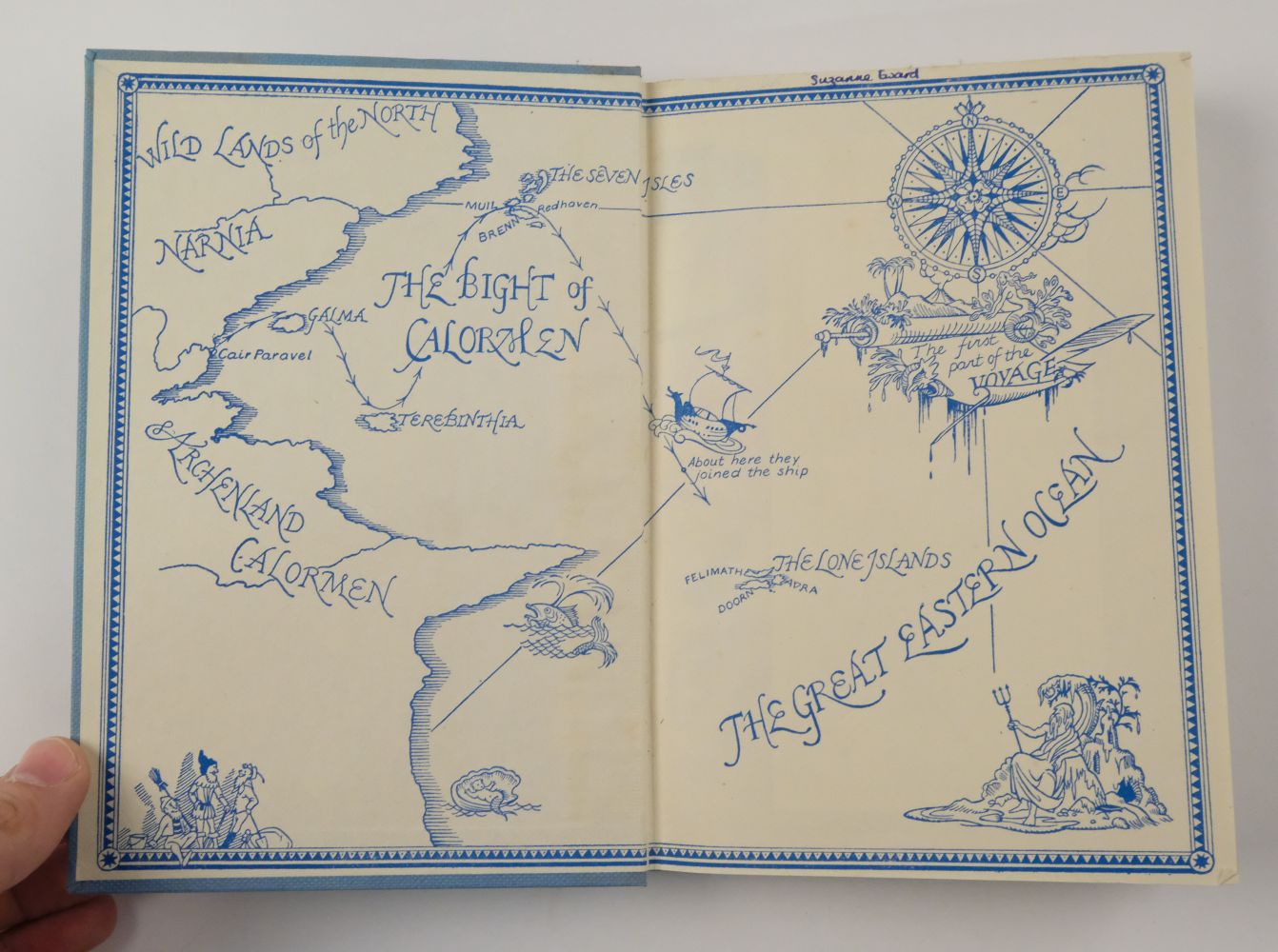 Lot 844 - Lewis (C.S.). The Chronicles of Narnia, 1st