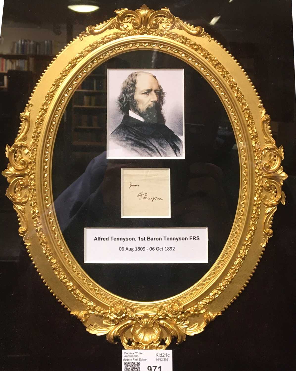 Lot 971 - Tennyson (Alfred, 1st Baron Tennyson,