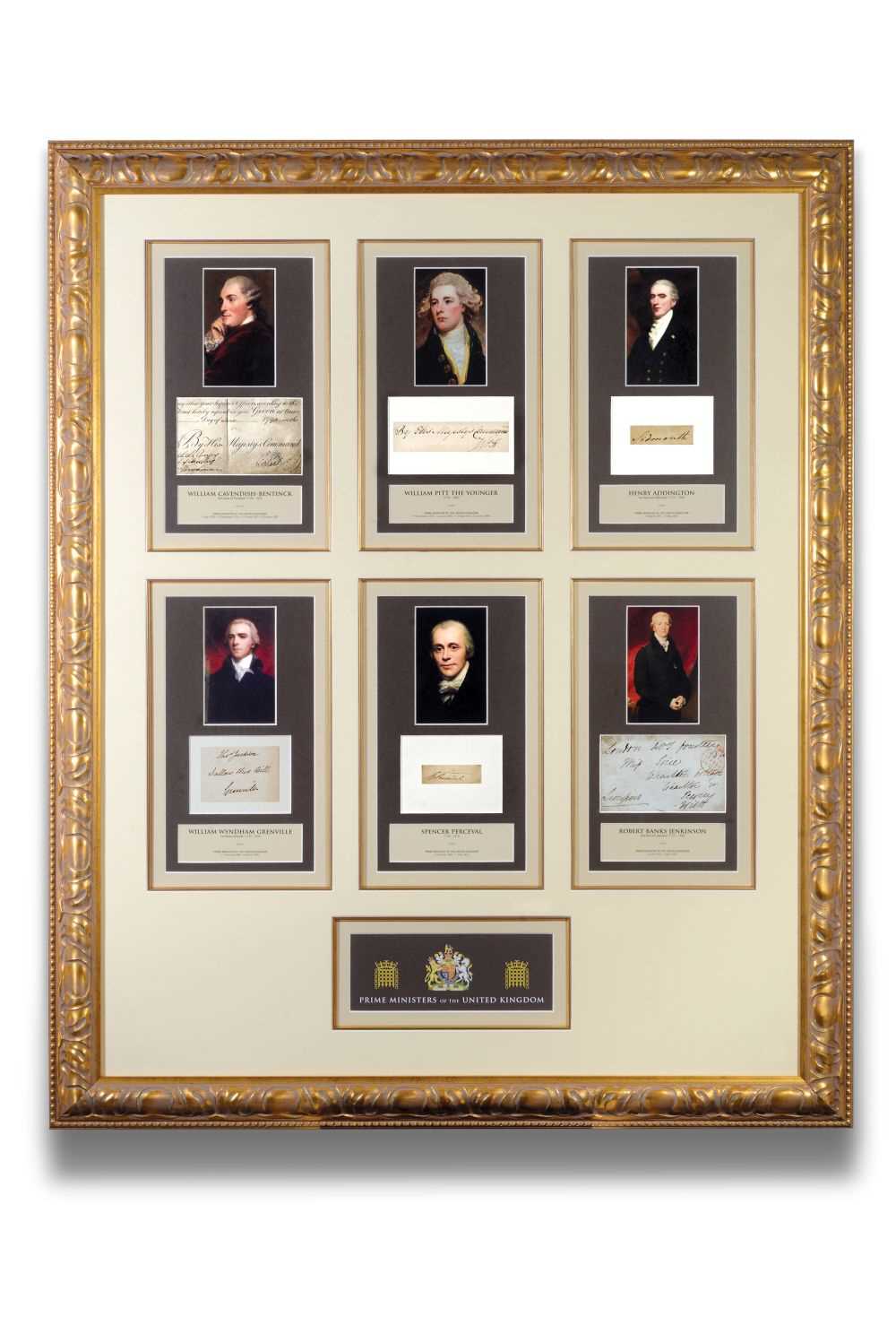 Lot 914 - British Prime Ministers. A complete and